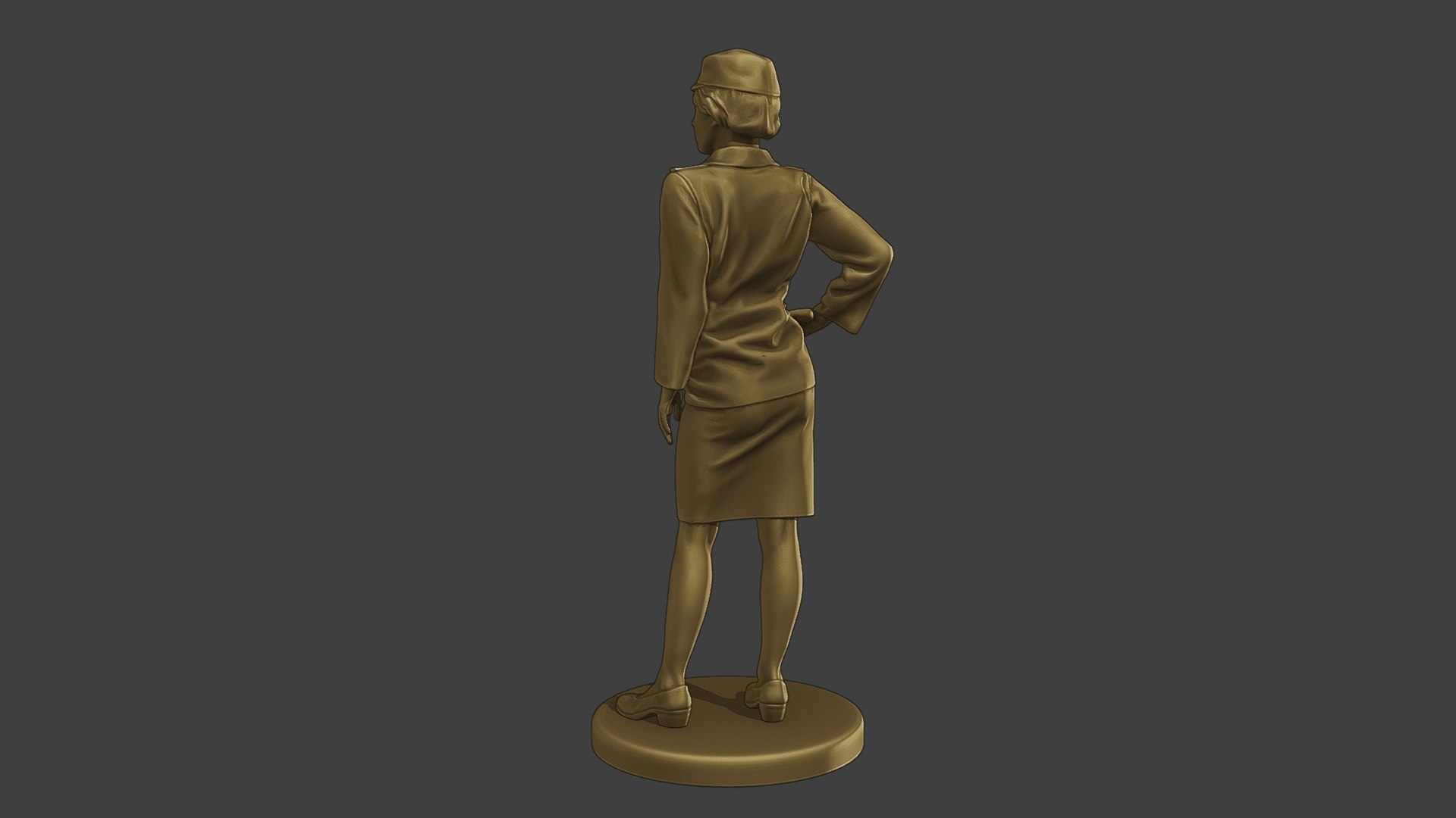 CzechoSlovak Female Communist Police FCCP1 4 3D - TurboSquid 1997423