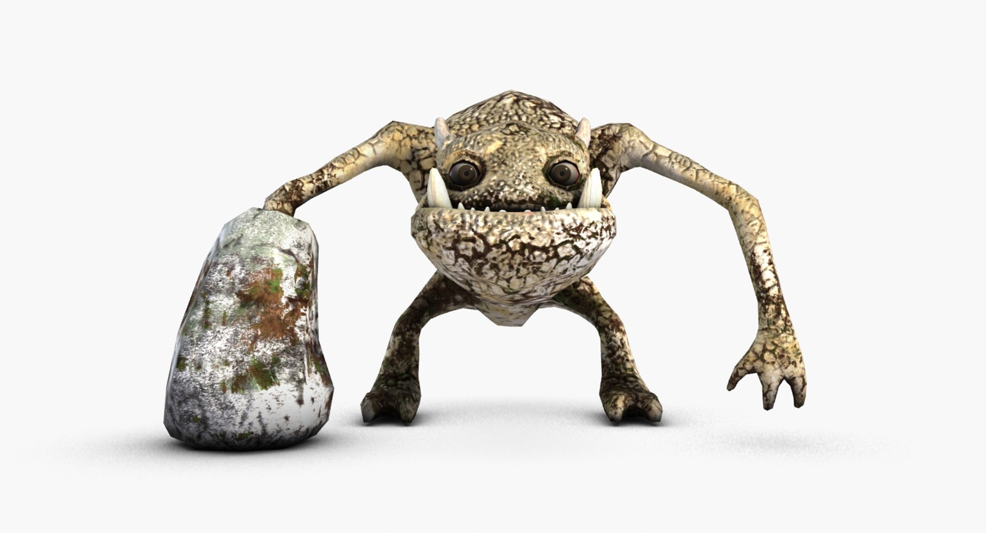 3d Stone Creature