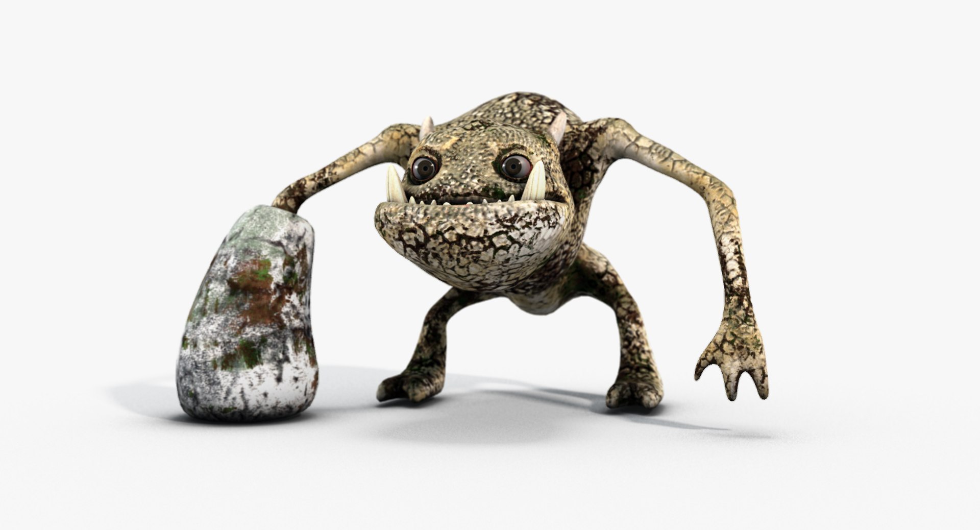 3d Stone Creature