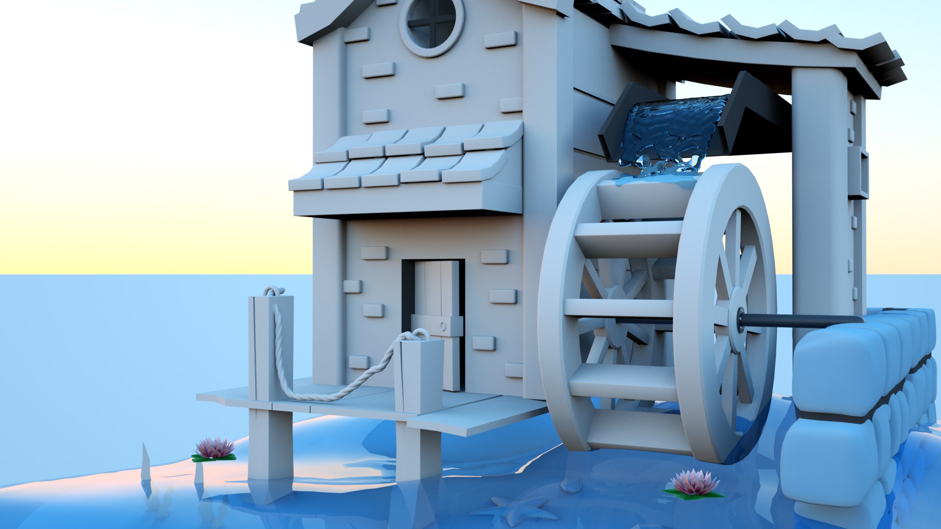 Mill House 3D Model - TurboSquid 2045988