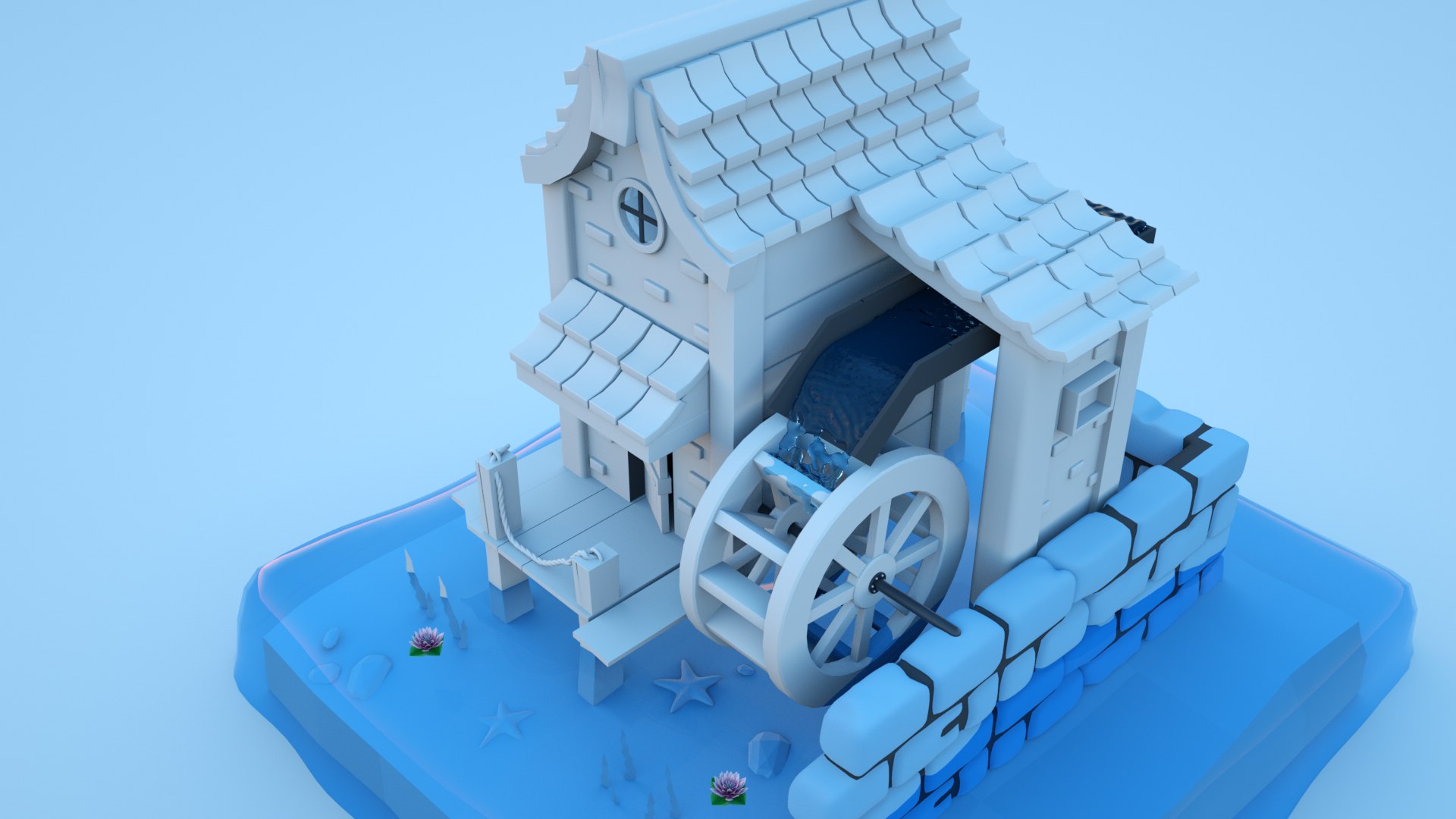 Mill House 3D Model - TurboSquid 2045988
