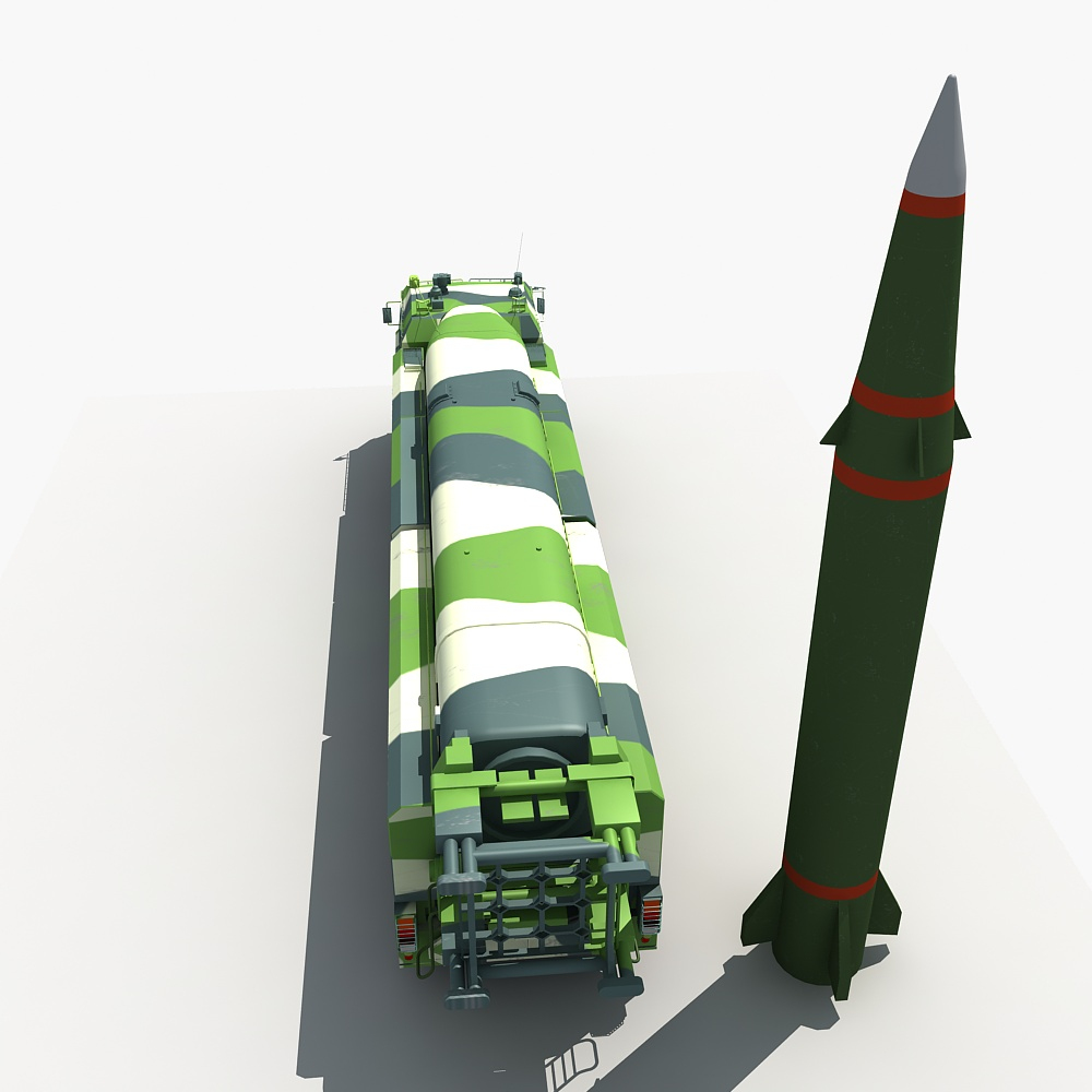 China missile 3D - TurboSquid 1422148