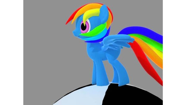 modelo 3d Rainbow dash skinned * arreglado * gratis - TurboSquid 737280