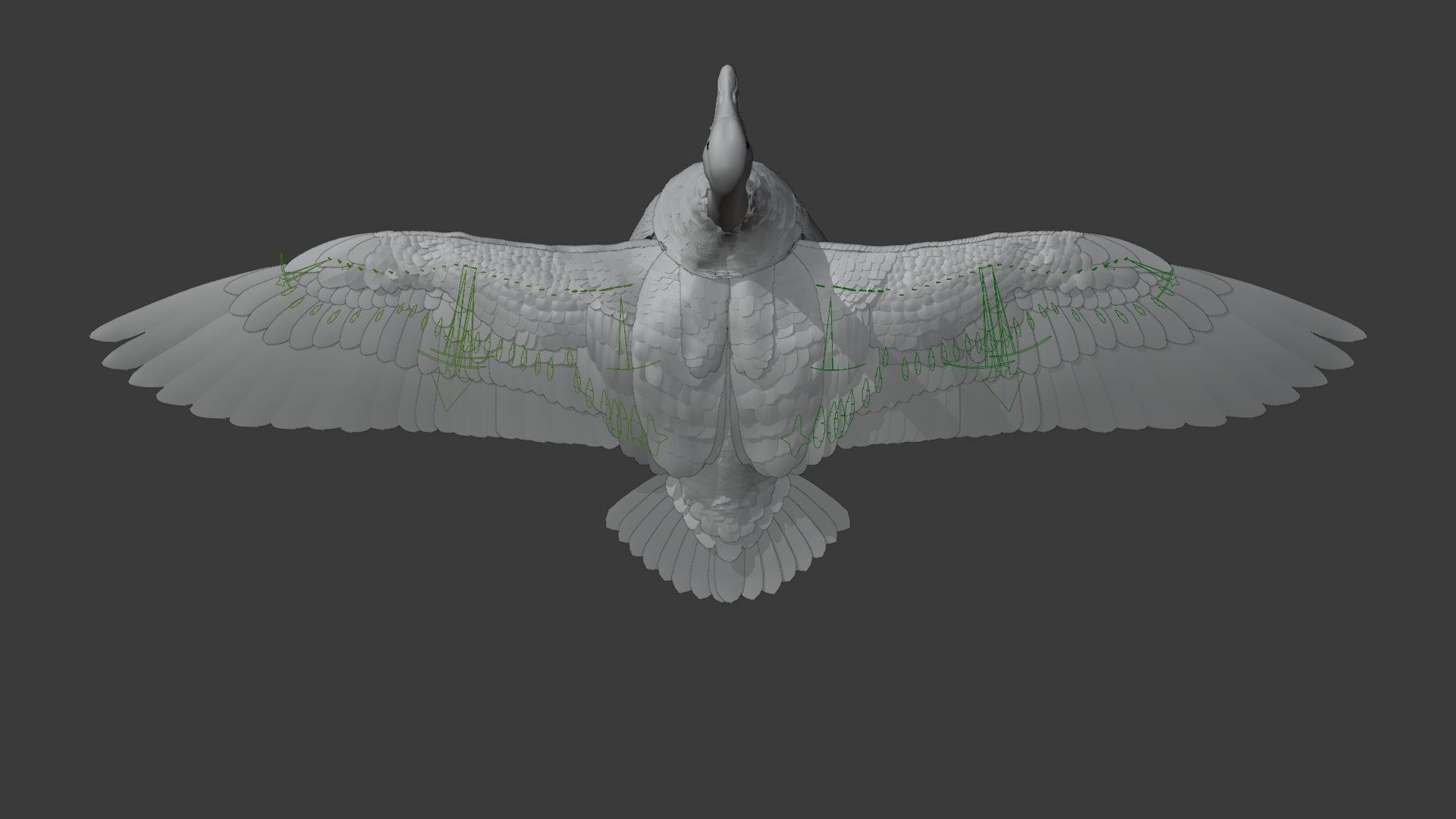 3D Goose Animation VFX Grace model - TurboSquid 2168841