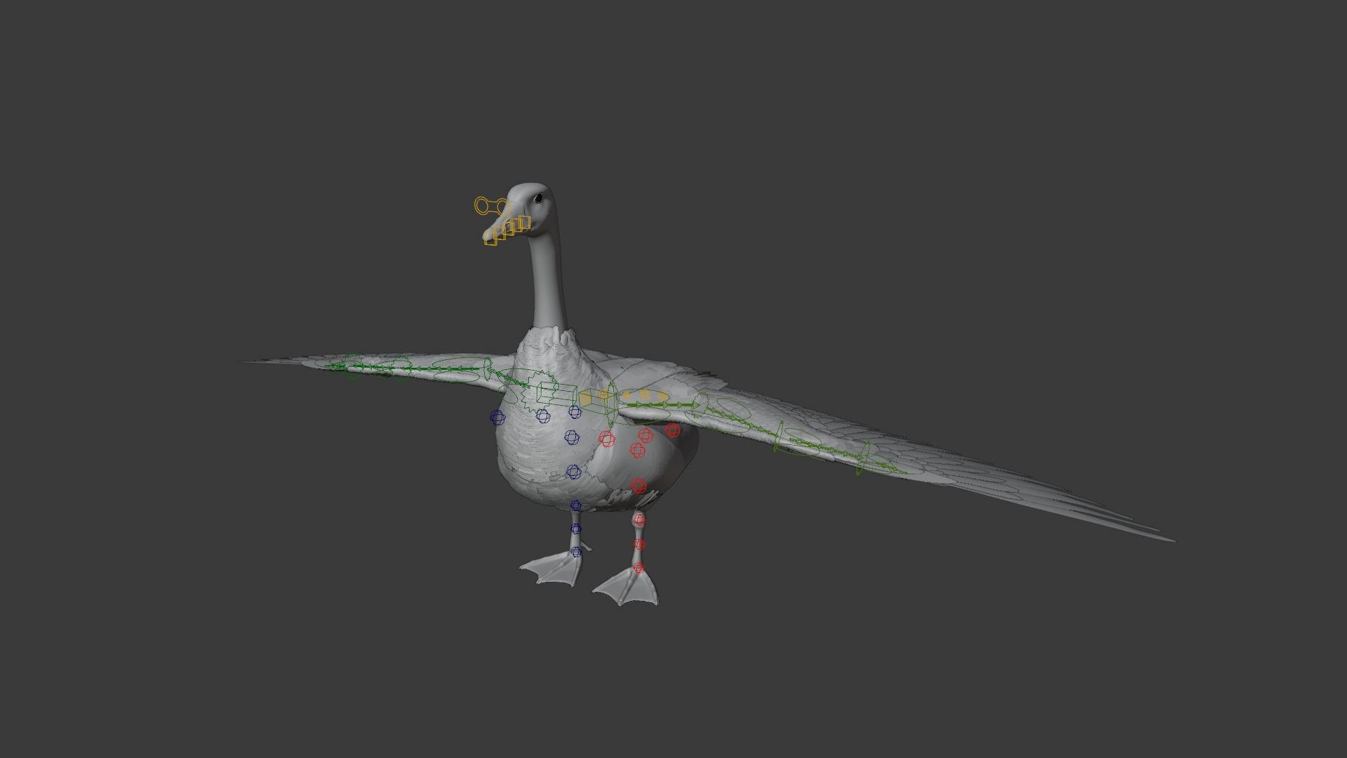 3D Goose Animation VFX Grace model - TurboSquid 2168841