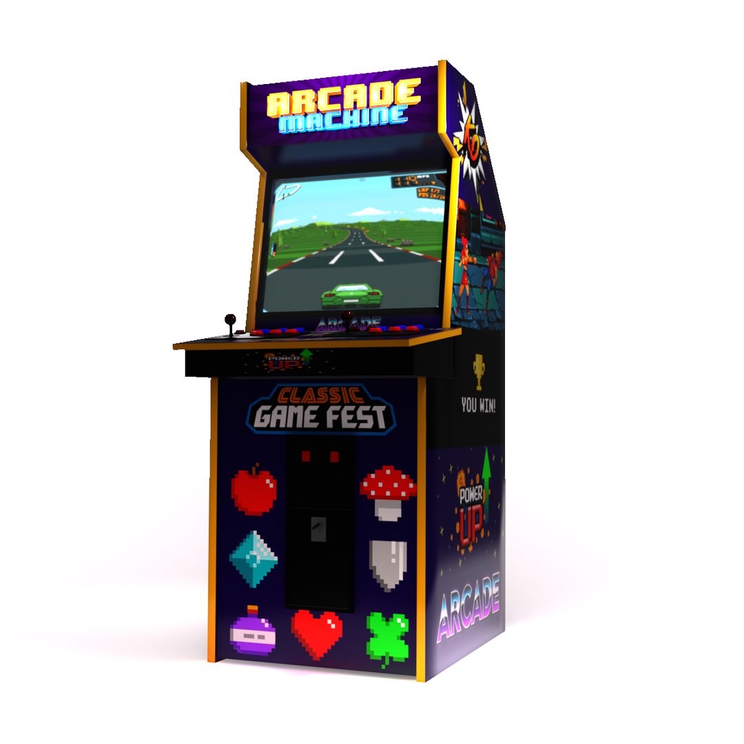 Arcade Machine 3D Model - TurboSquid 2361077