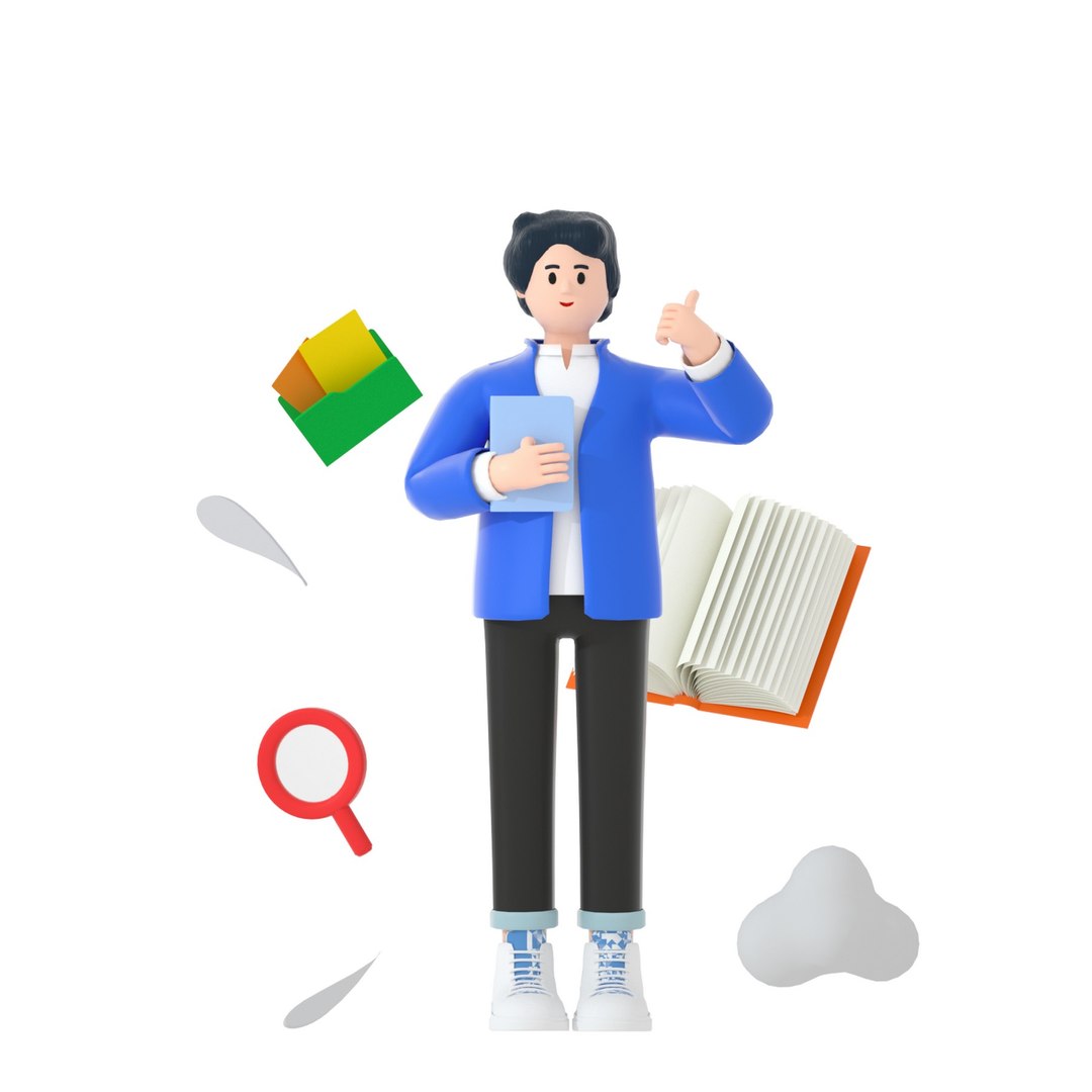 Character Learning 3D Model - TurboSquid 2103337