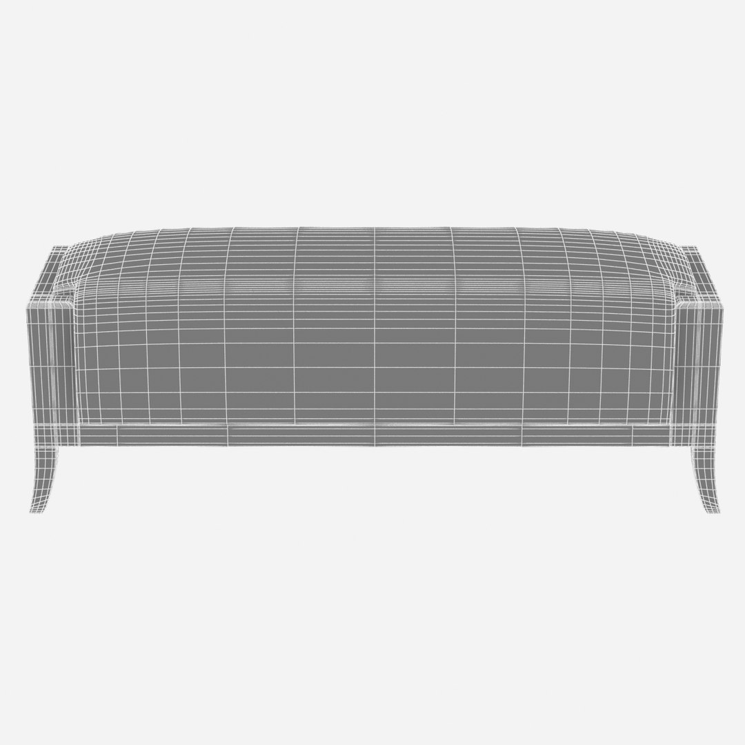bench bernhardt haven 3d max