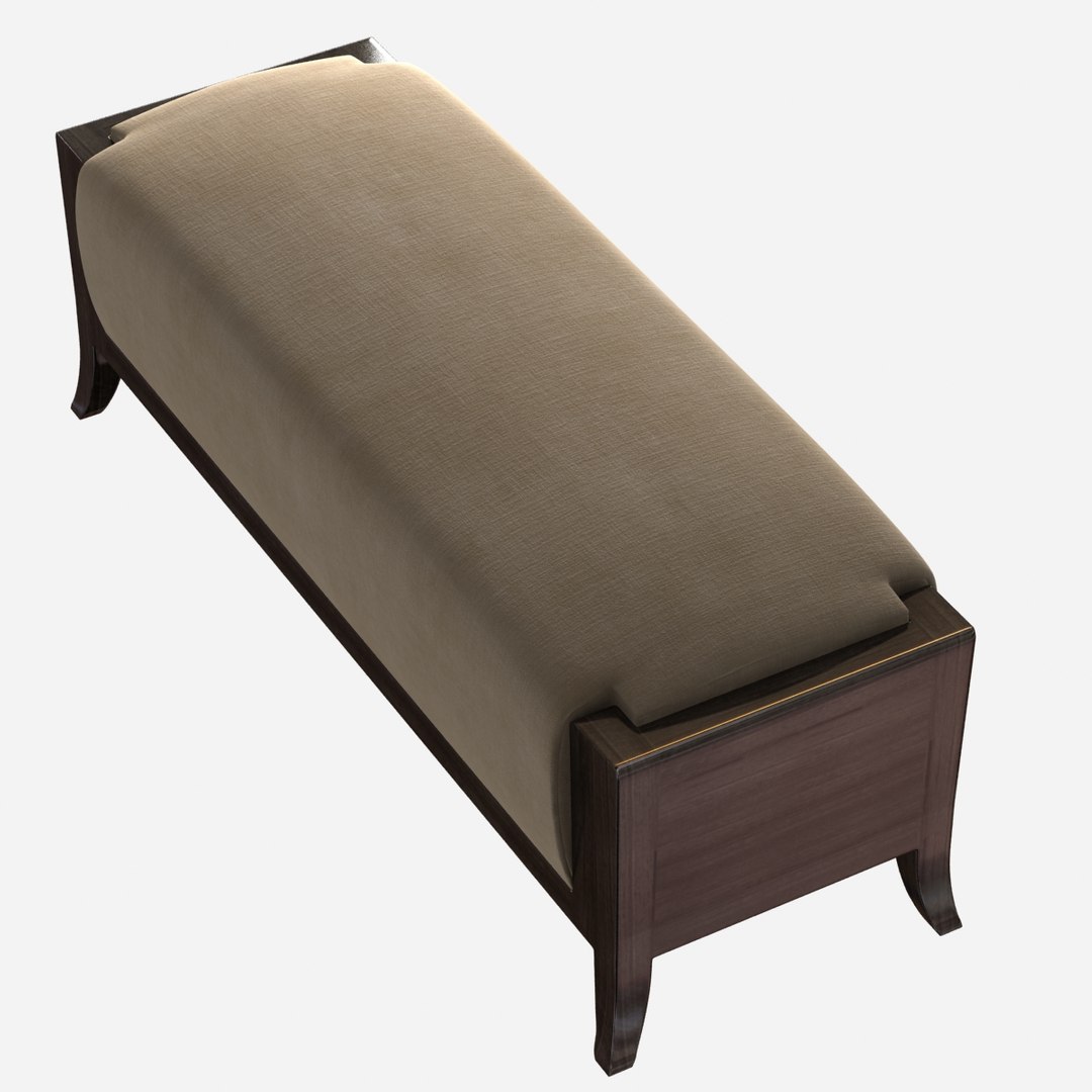 bench bernhardt haven 3d max