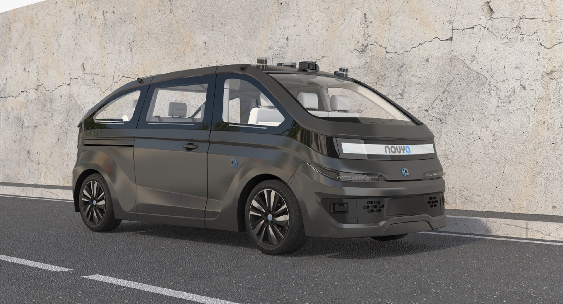 3D Navya Cab Model - TurboSquid 1379825