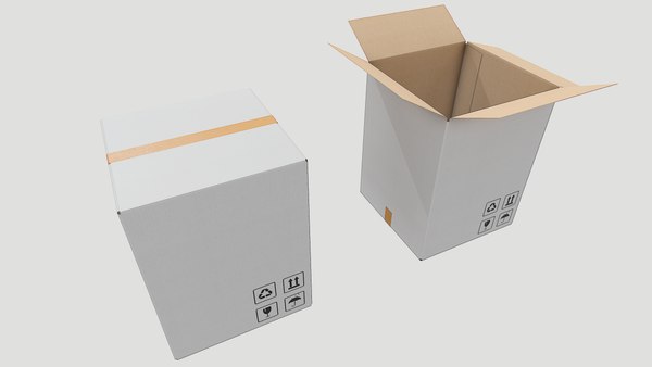 3D model Cardboard Box 12 with Pbr 4K 8K - TurboSquid 1719966