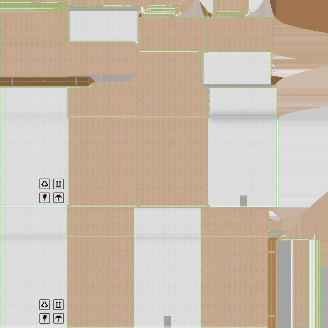 3D Model Cardboard Box 12 With Pbr 4K 8K - TurboSquid 1719966