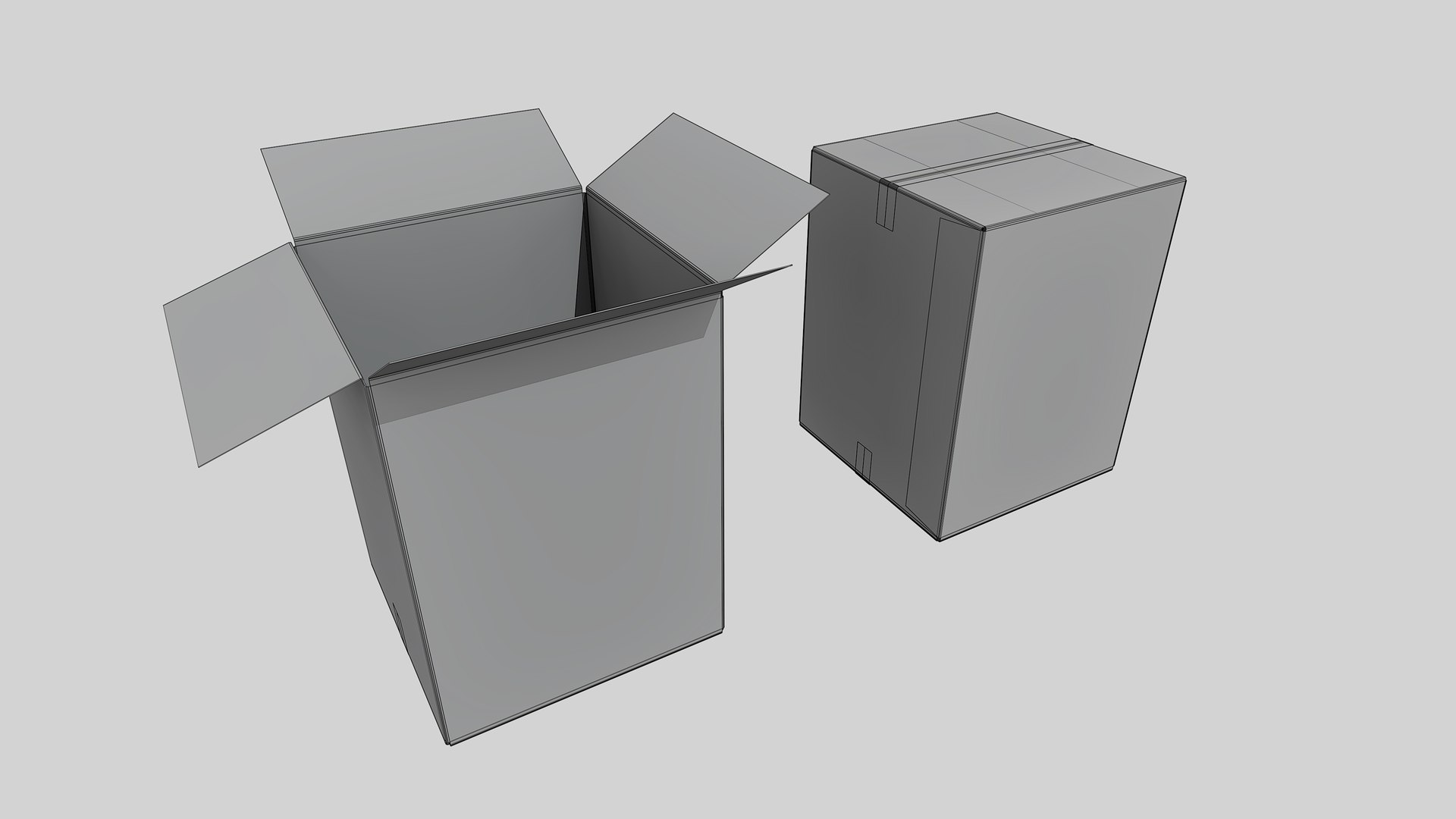 3D Model Cardboard Box 12 With Pbr 4K 8K - TurboSquid 1719966