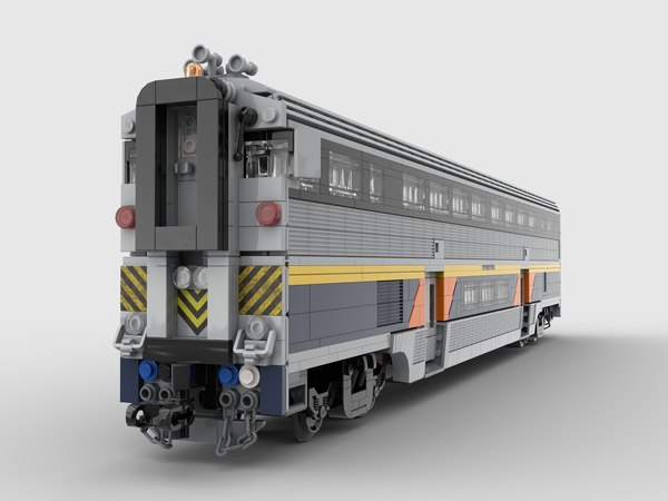 modelo 3d Vagón de cabina Amtrak California LEGO TOY - TurboSquid 2287672