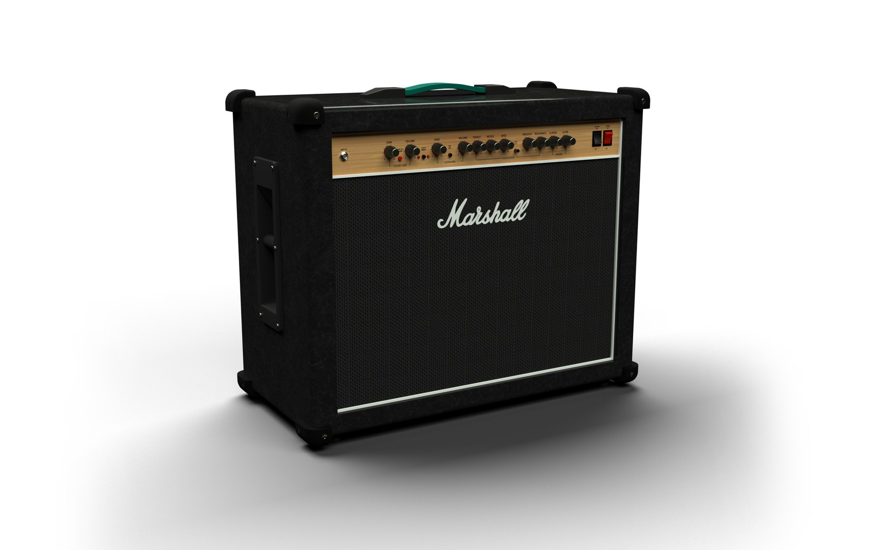 Guitar Amp Marshall Amplifier 3D Model - TurboSquid 1627715