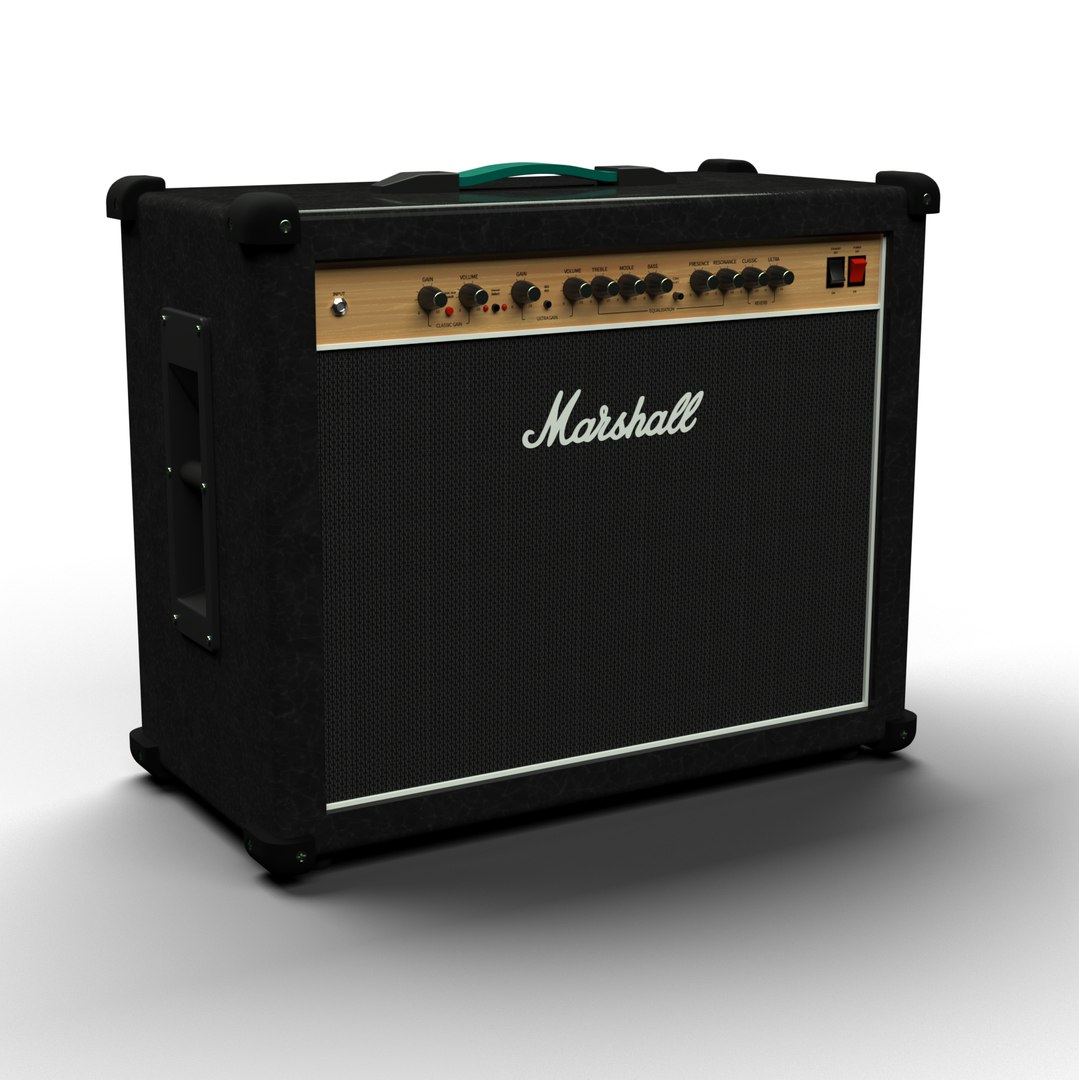 Guitar amp marshall amplifier 3D model - TurboSquid 1627715