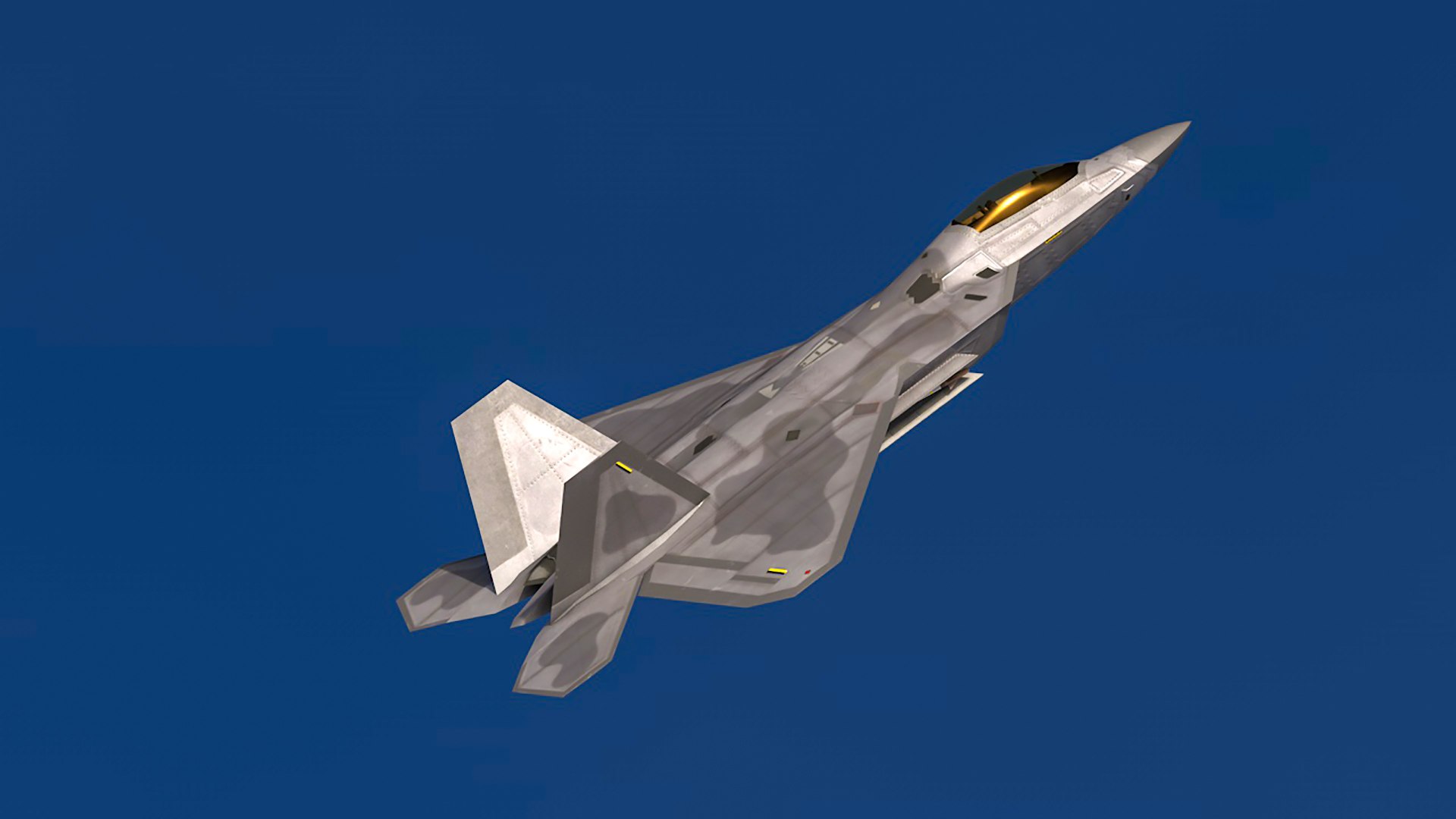 3D F-22A RAPTOR Rigged Low-Poly model - TurboSquid 1719008