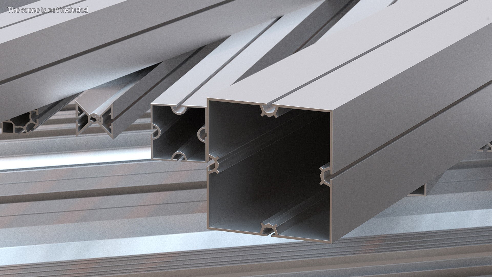 3D model Octanorm Exhibition Systems Metal Extrusions Set - TurboSquid ...