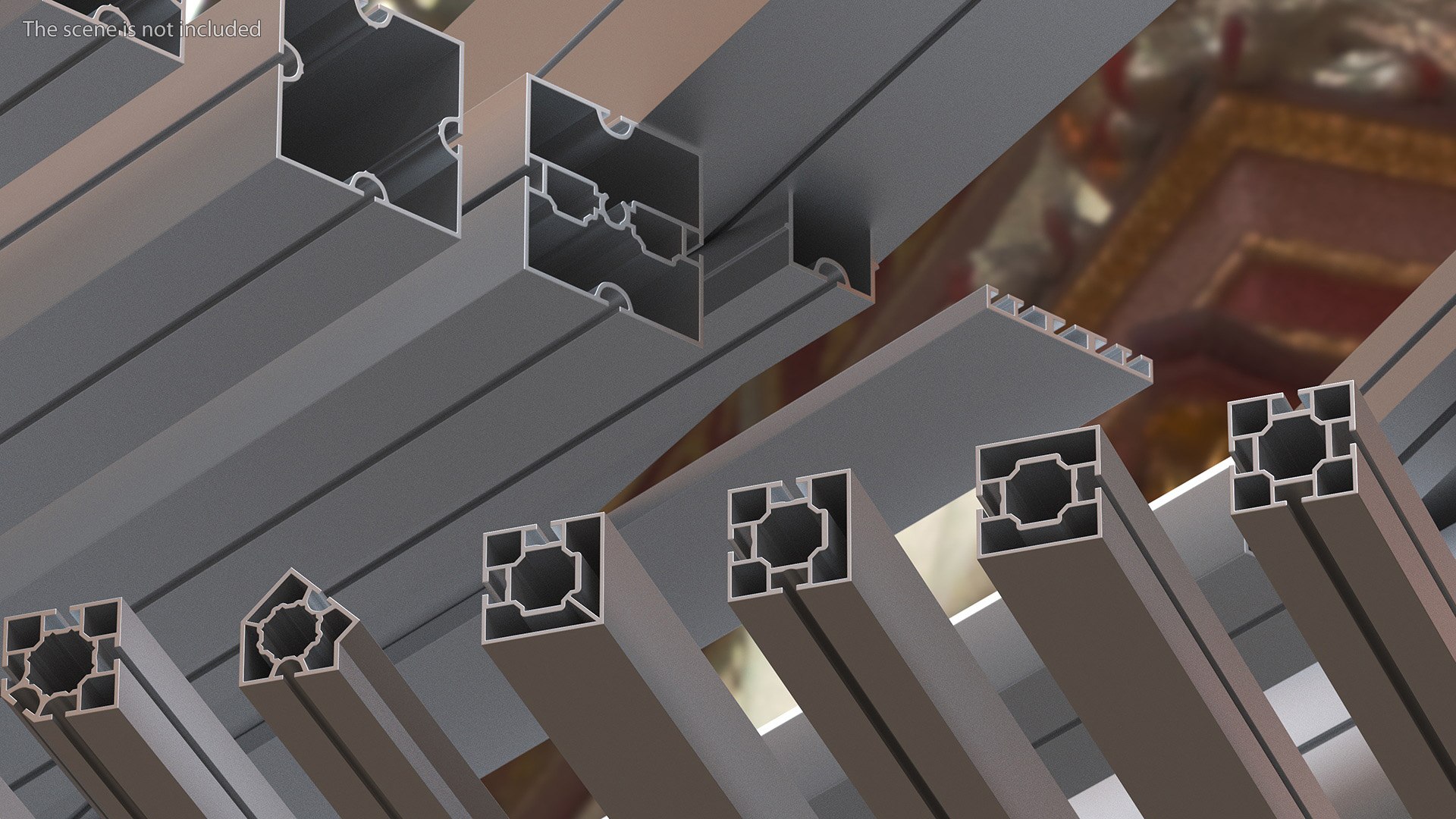 3D model Octanorm Exhibition Systems Metal Extrusions Set - TurboSquid ...