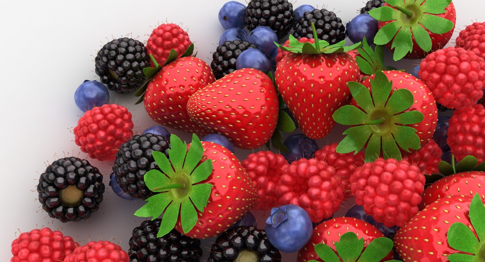 3D realistic berry fruit - TurboSquid 1214344