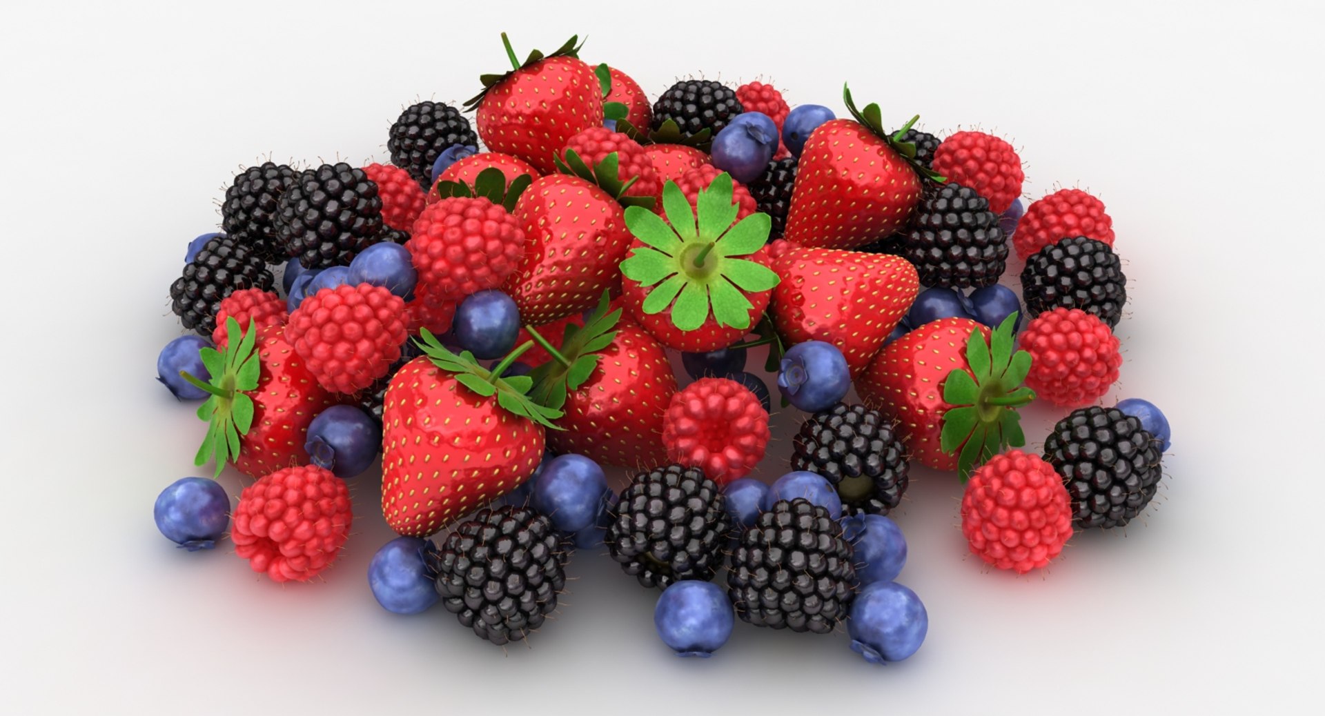 3D Realistic Berry Fruit - TurboSquid 1214344