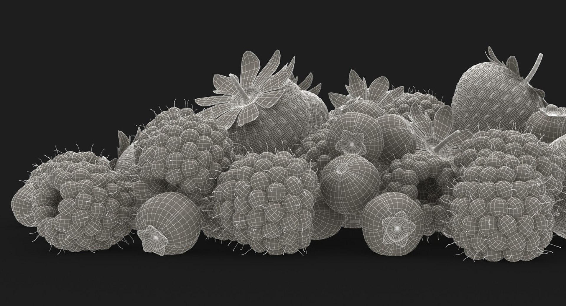 3D realistic berry fruit - TurboSquid 1214344