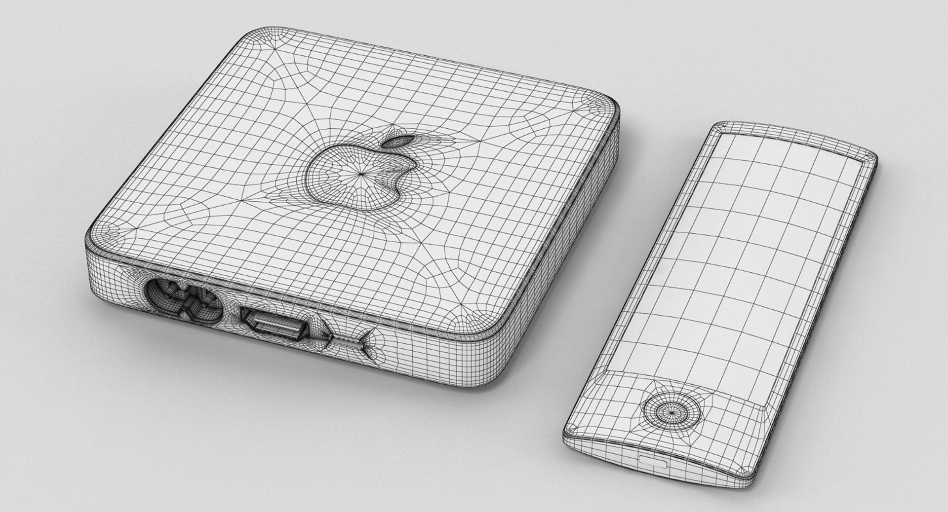 Apple Tv 2015 3d Obj