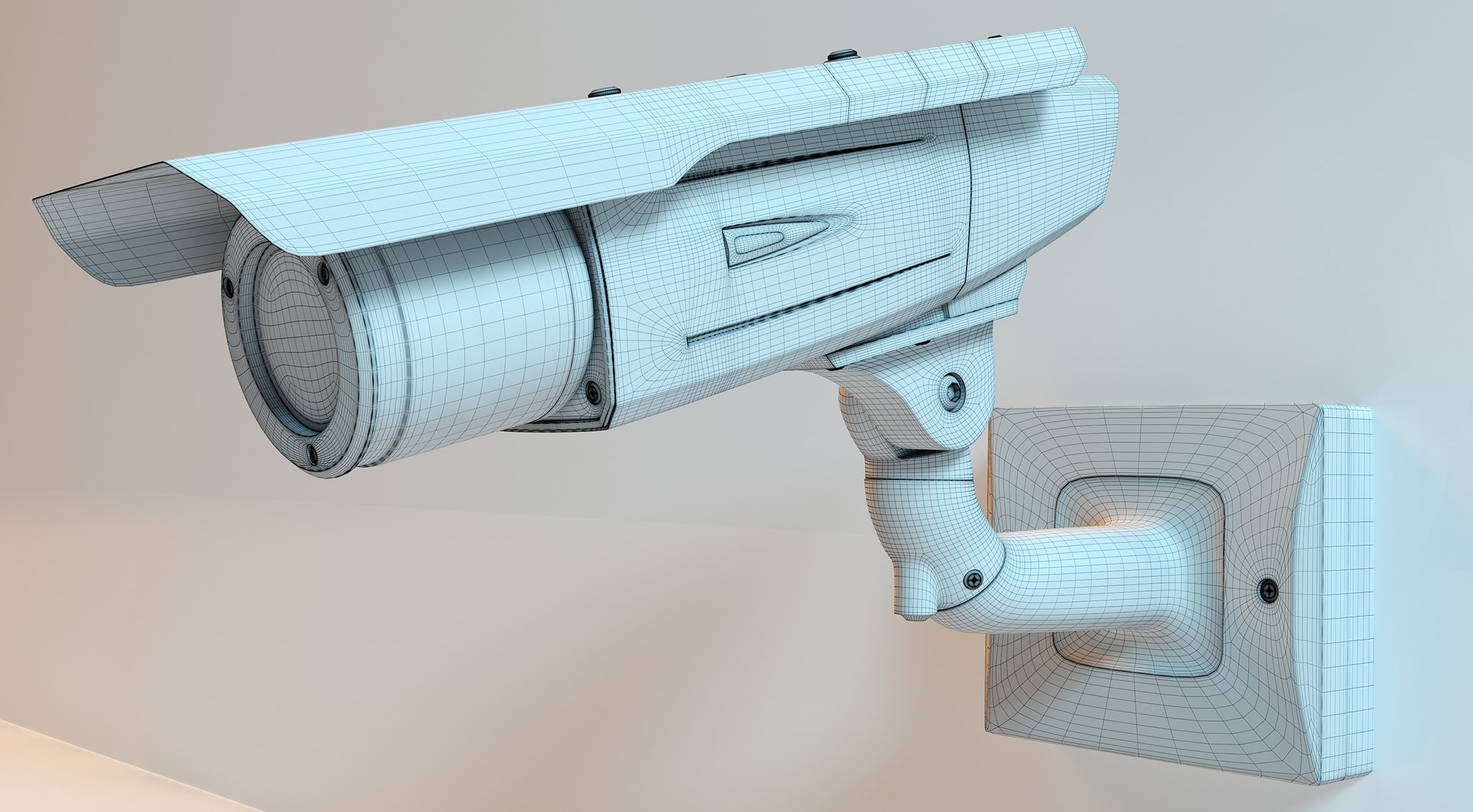 3D model Surveillance Camera Panasonic CW380 - TurboSquid 2019762
