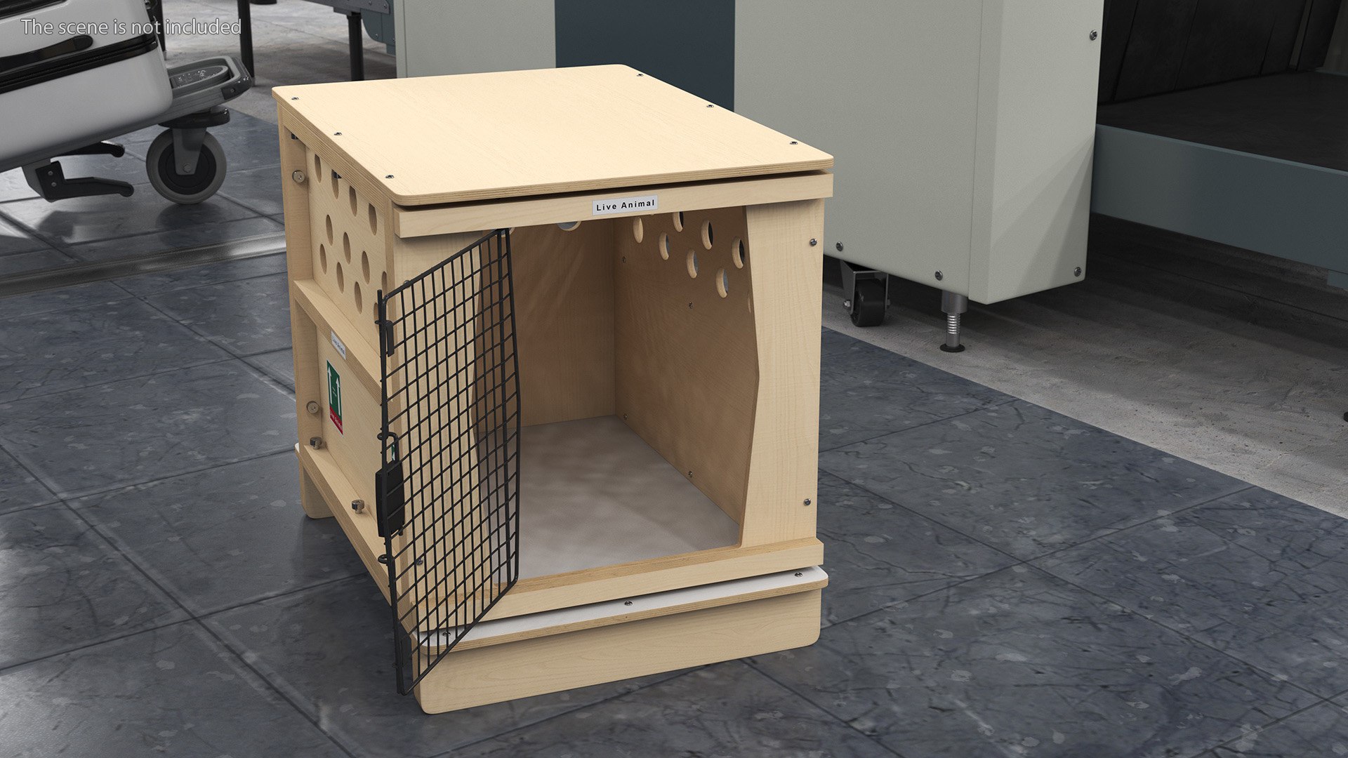 Airline Pet Wooden Crate 3D model - TurboSquid 2156925