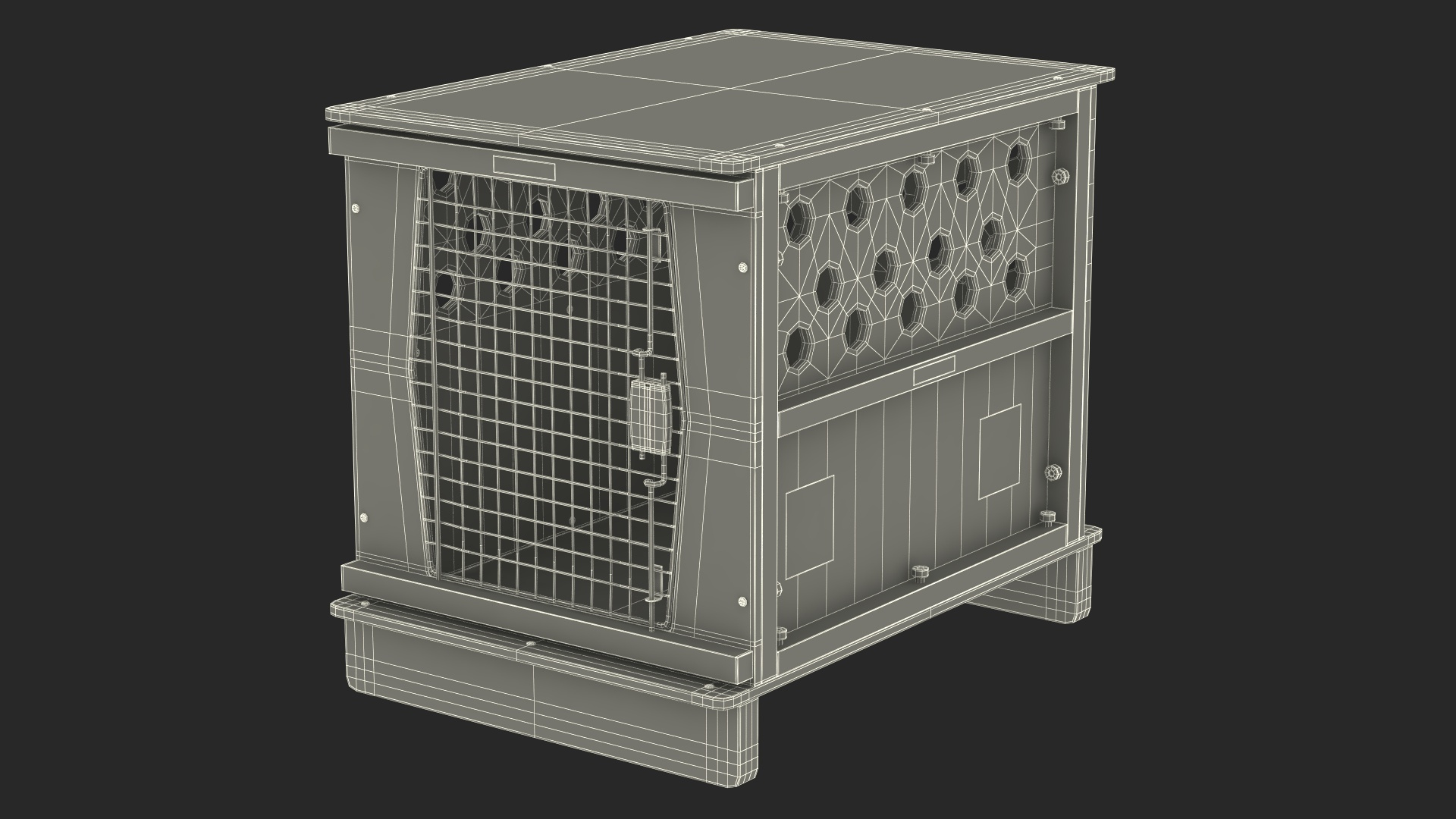 Airline Pet Wooden Crate 3D model - TurboSquid 2156925
