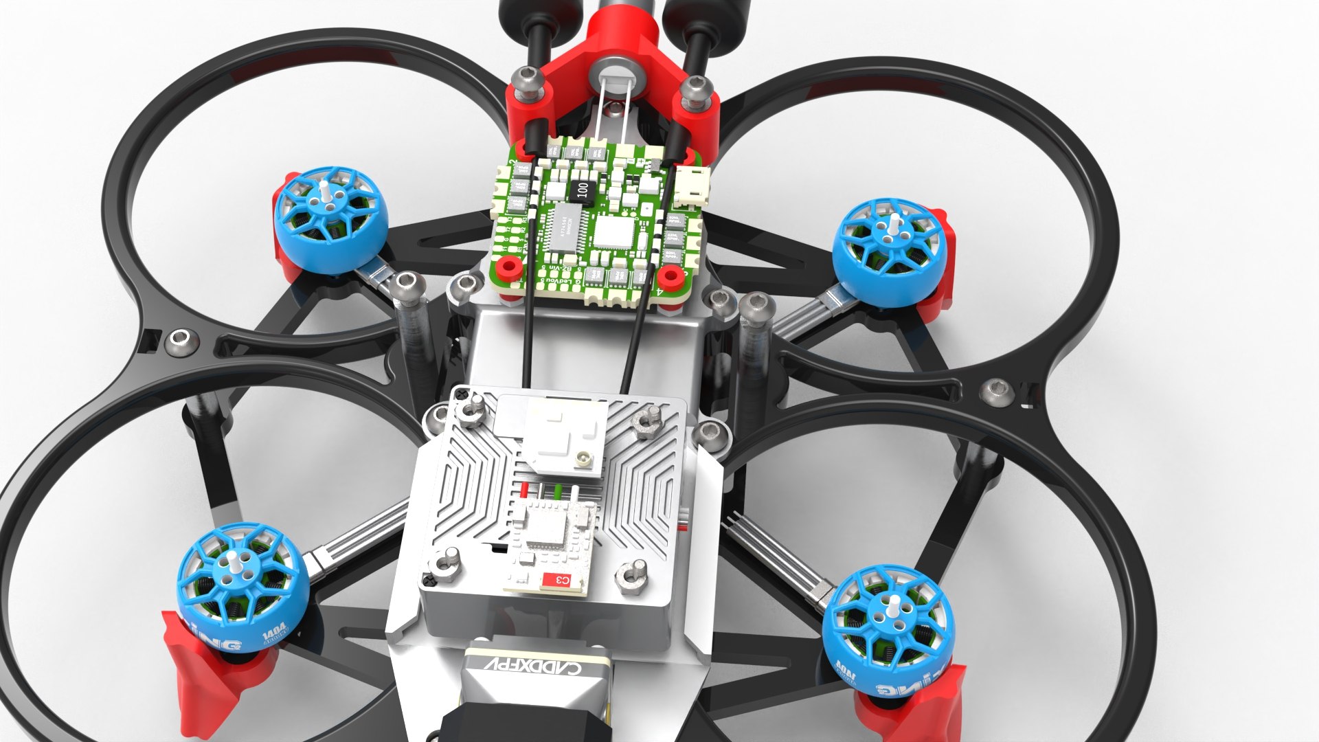 3D Quadcopter 3D Digital Drone - TurboSquid 2237407