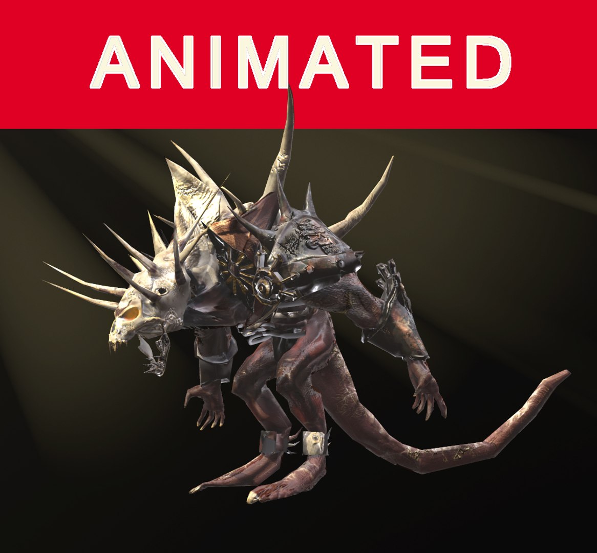 3D Monster Rigged Games | 1143143 | TurboSquid