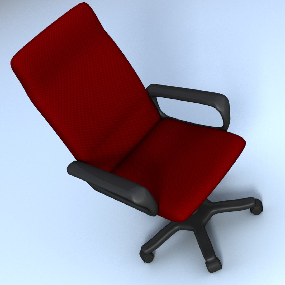 3d model of computer chair