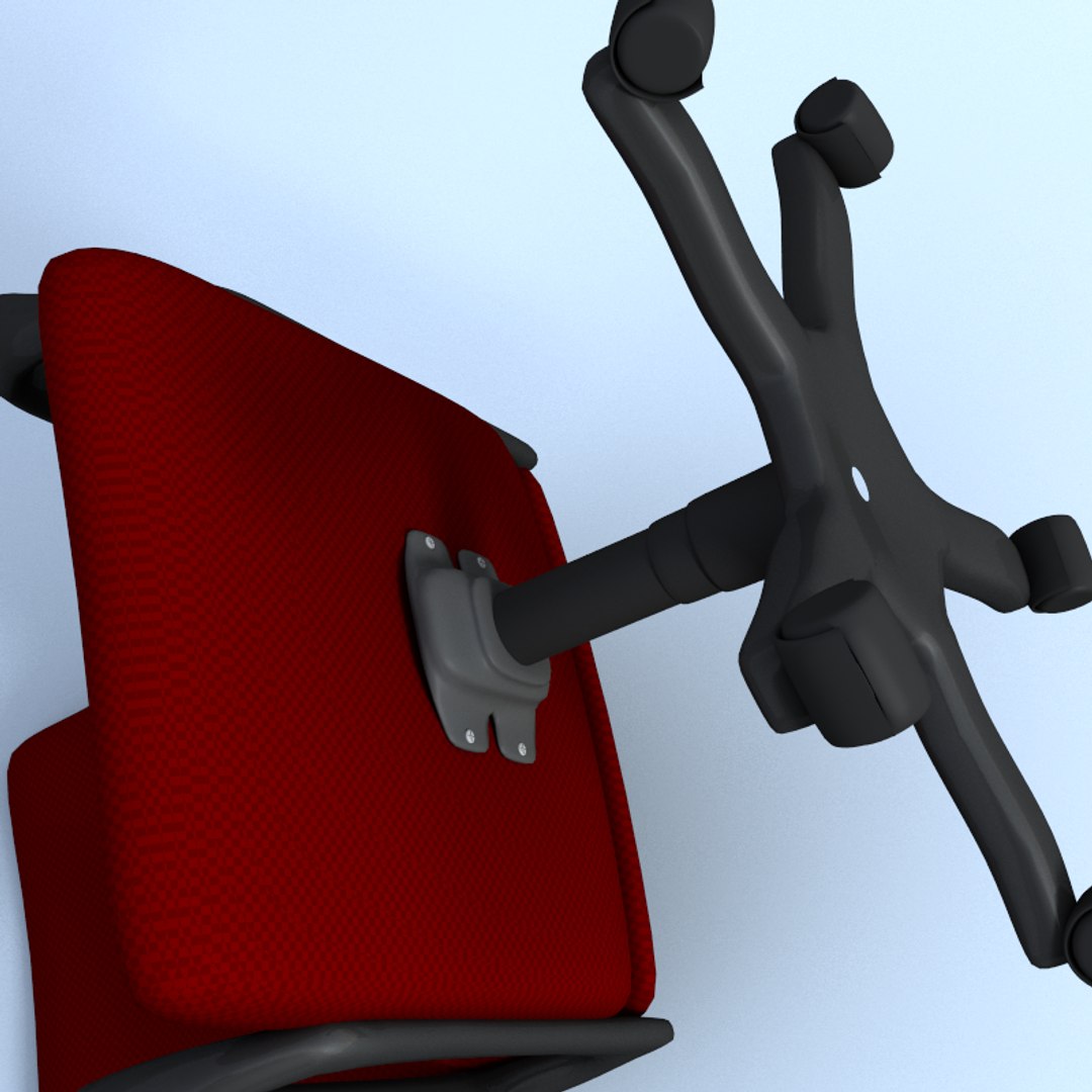 3d model of computer chair