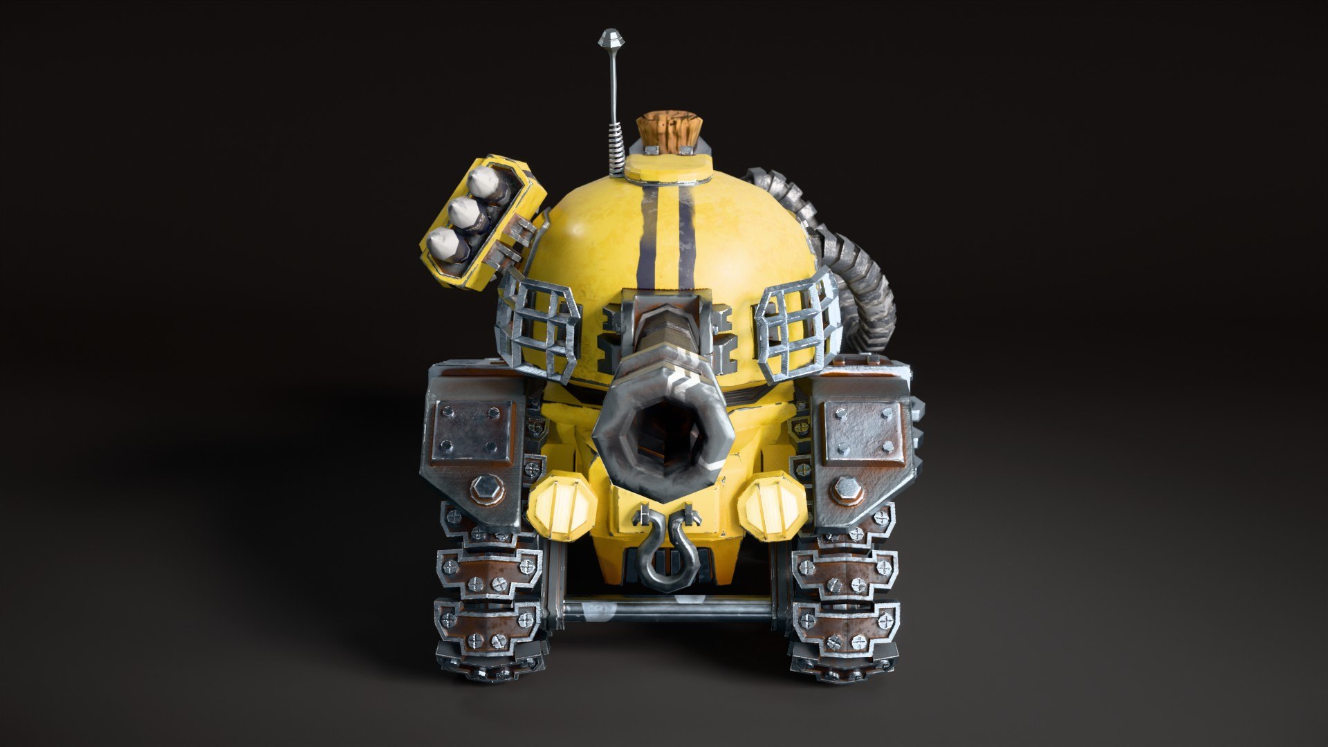 Stylized Tank 2 Model - TurboSquid 2317457