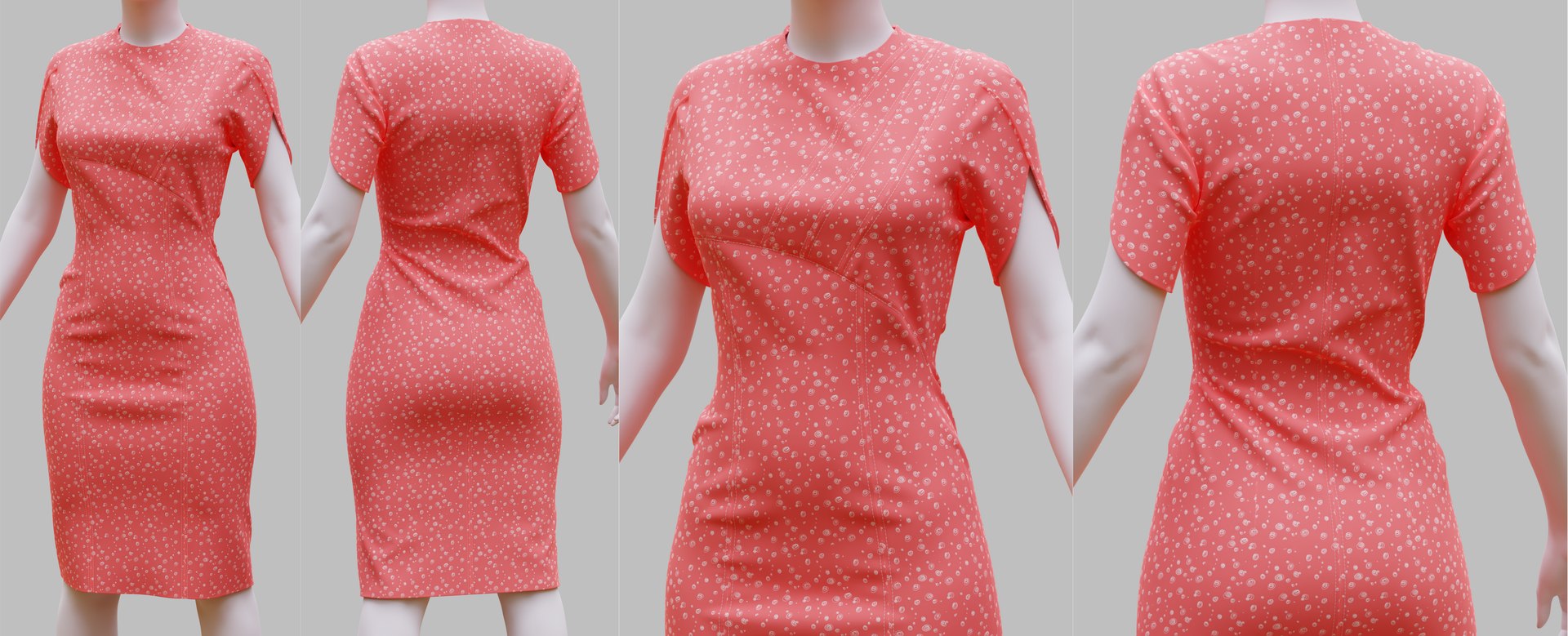 3D Dresses Batch 2 - TurboSquid 2079882