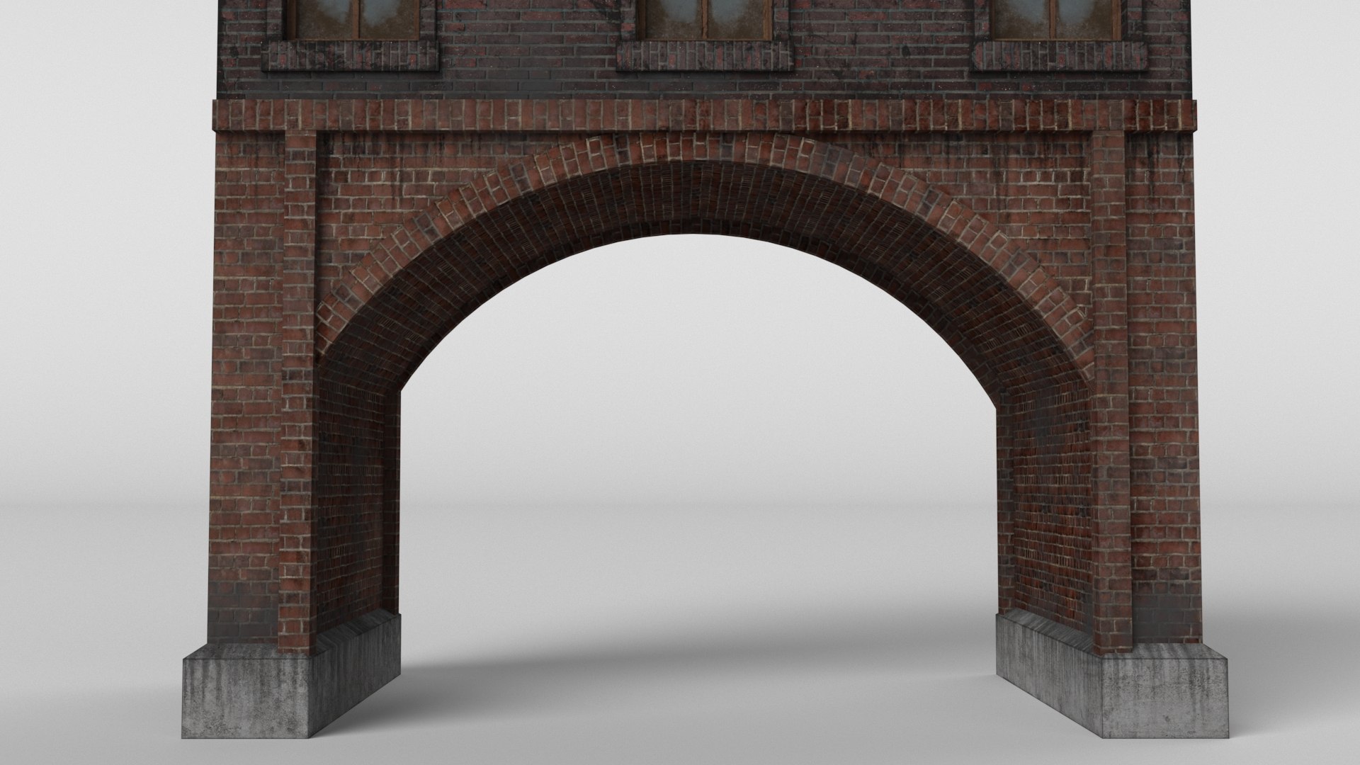 3D Archway Building model - TurboSquid 2138880