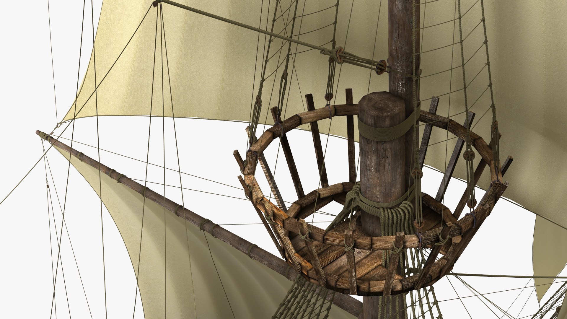 3D Galleon Sail Ship - TurboSquid 1886128