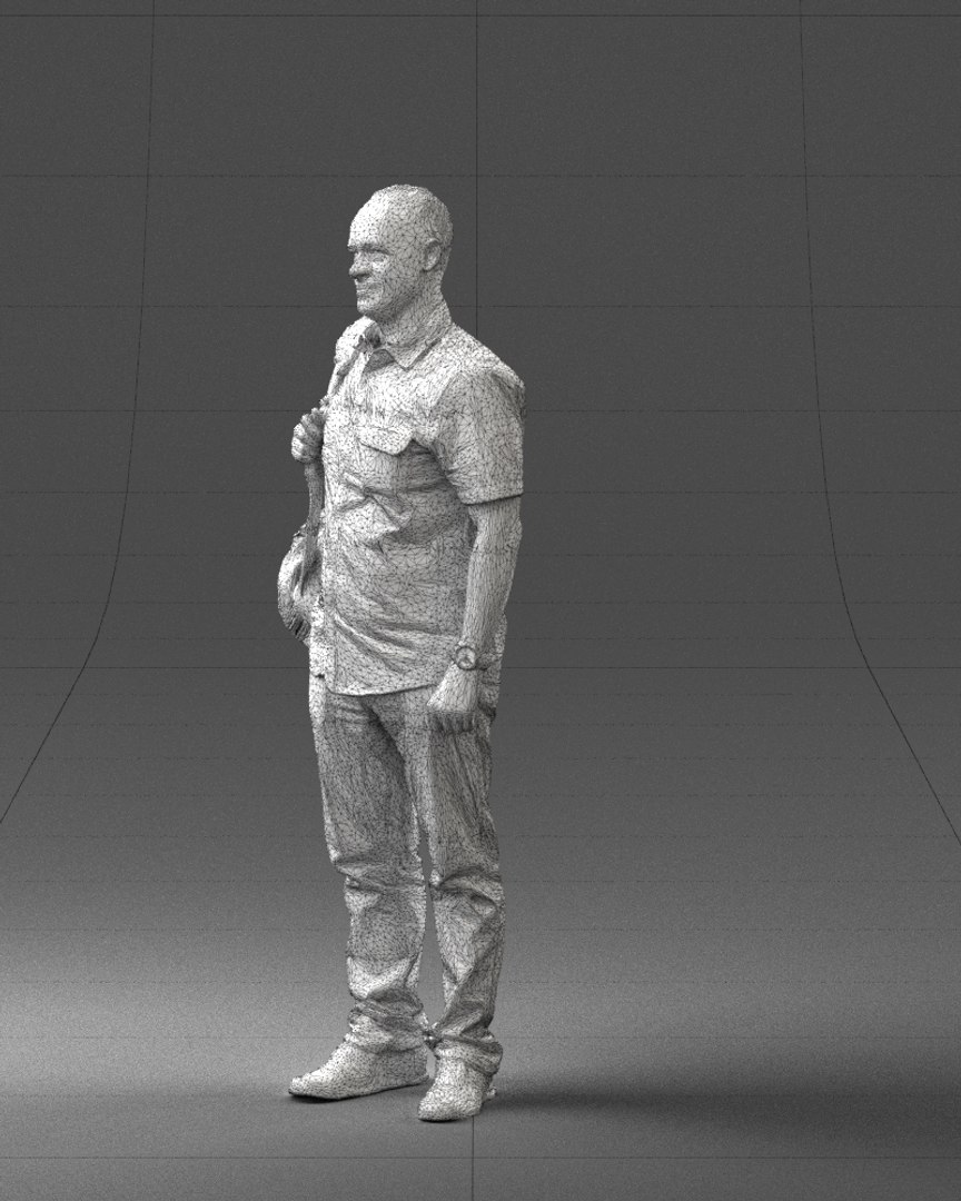 3D Man Bag Model - TurboSquid 1433419