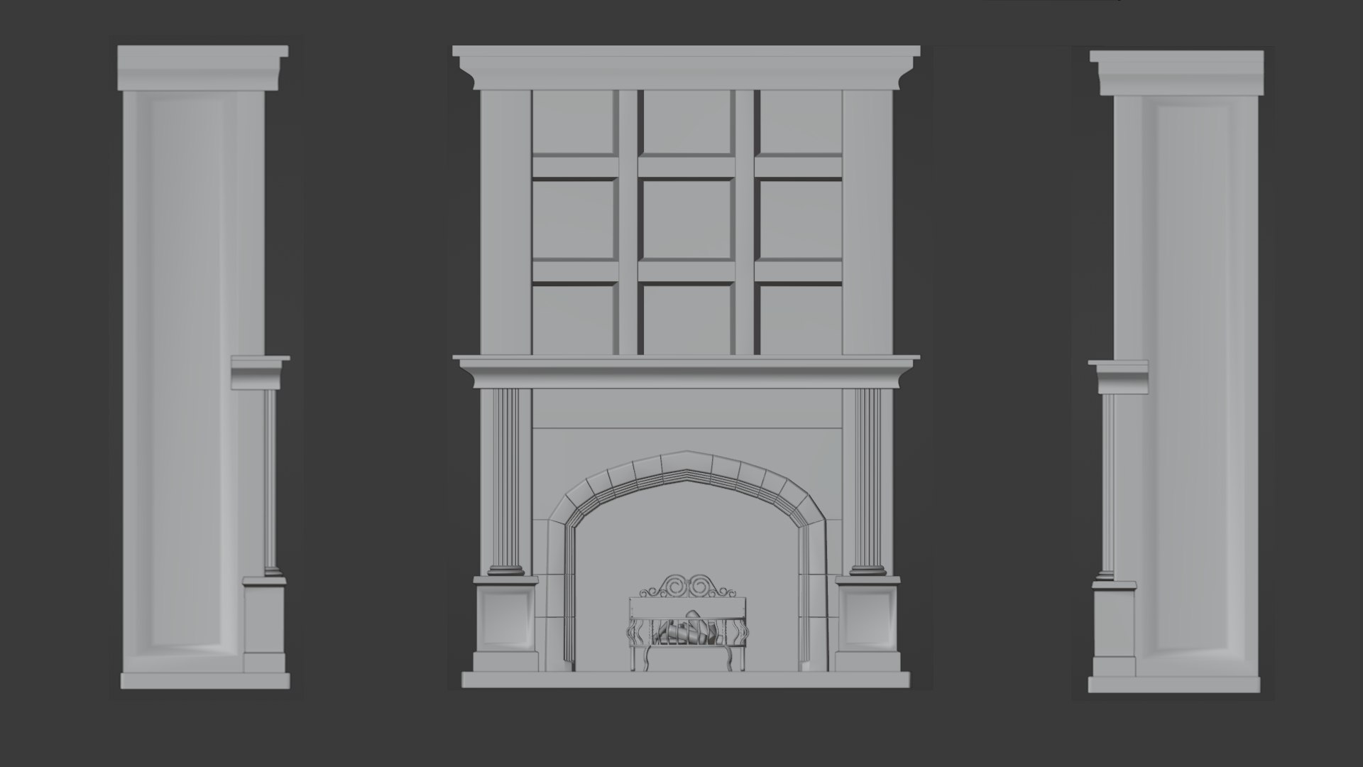 Medieval-fireplace 3D model - TurboSquid 2015905