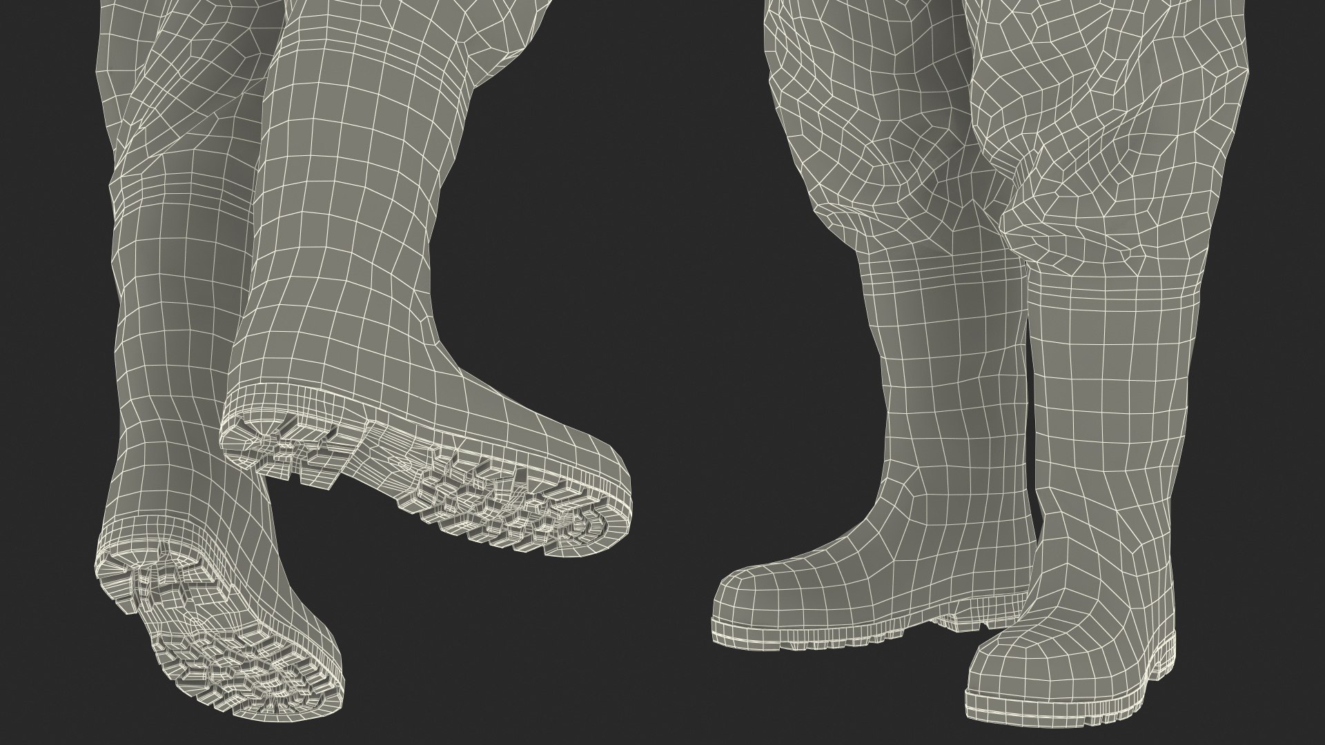 3D Fully Encapsulating Chemical Protection Suit Standing Pose Model ...