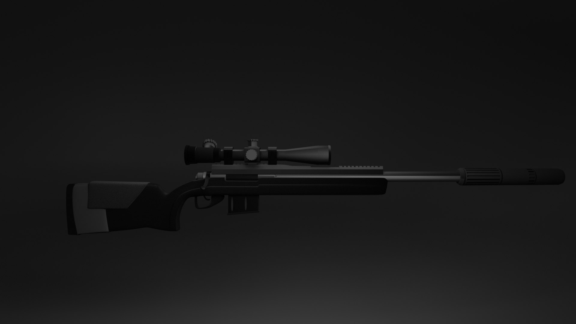 M24a2 Sniper Rifle 3D Model - TurboSquid 1870804
