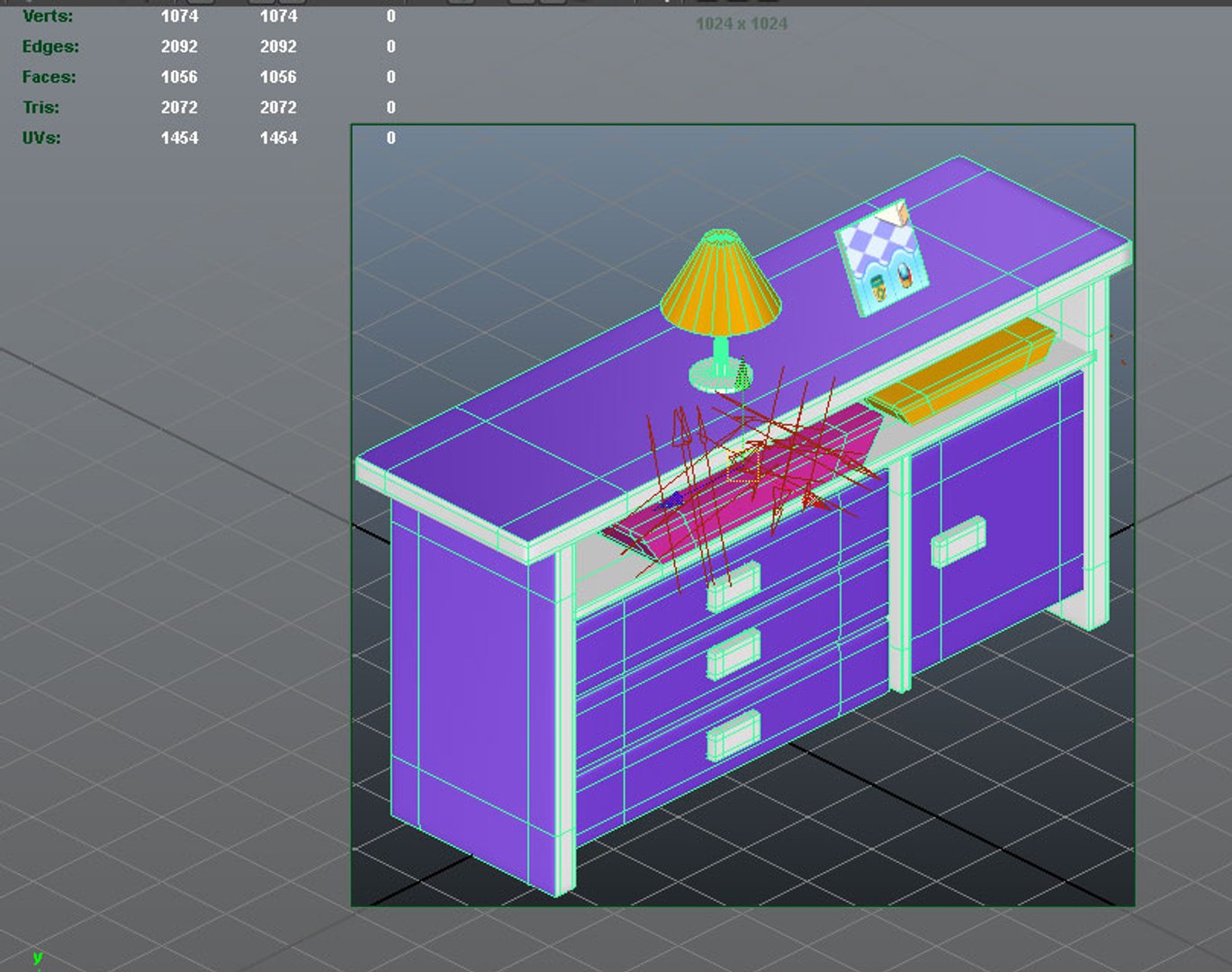 3ds Max Cartoon Furniture