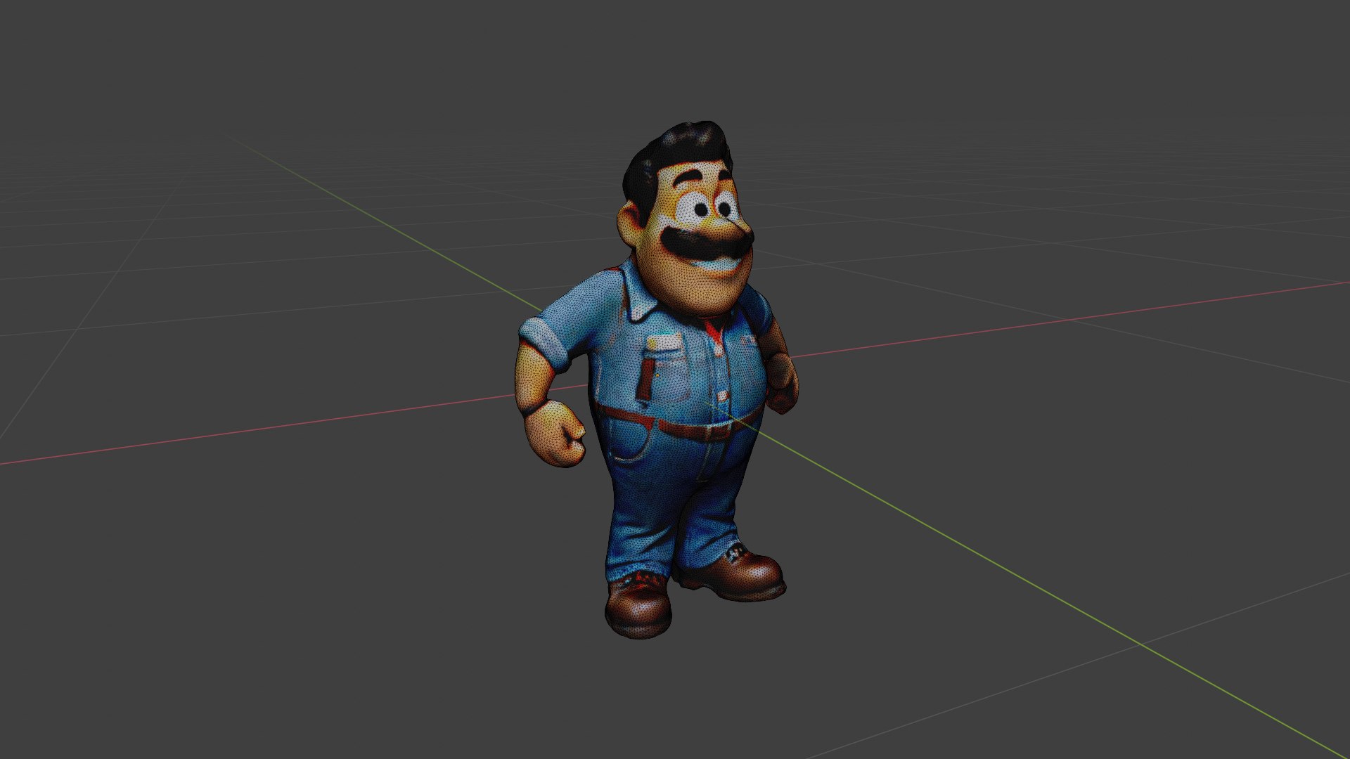3D Model Plumber Worker - TurboSquid 2129915