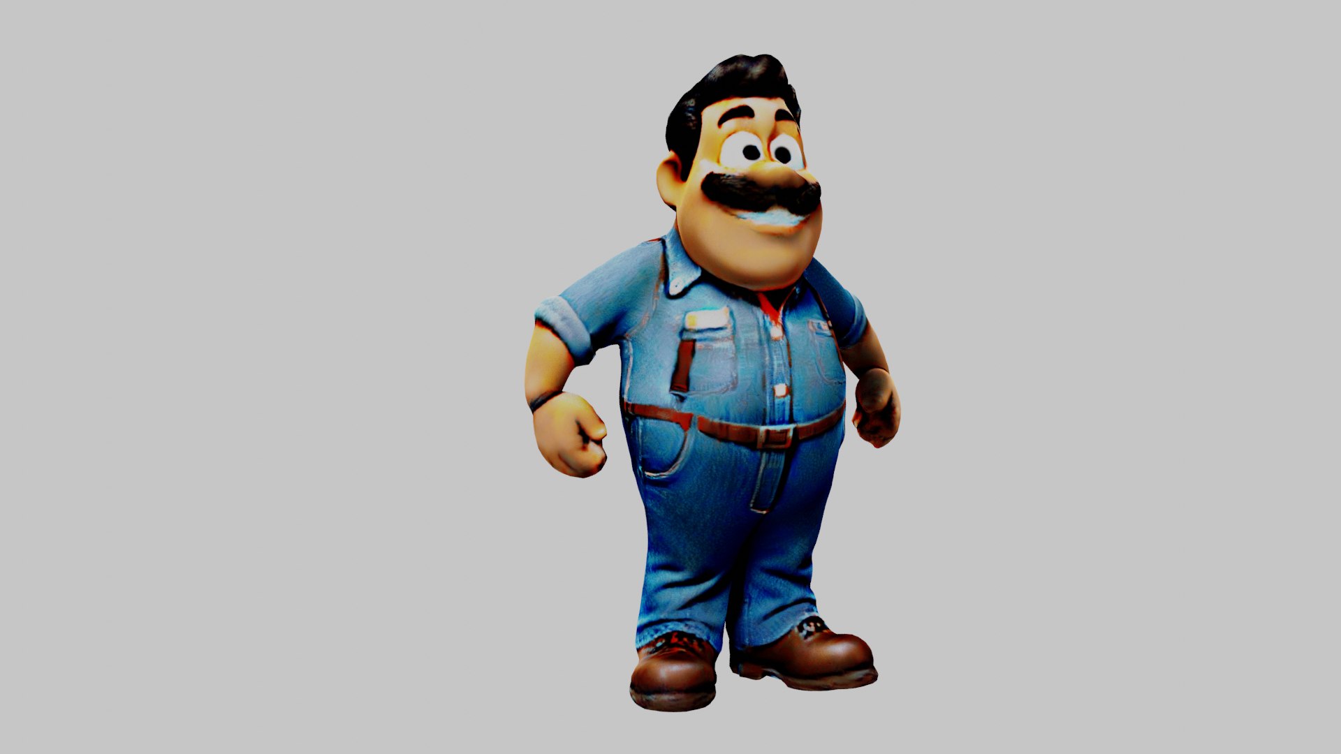 3D Model Plumber Worker - TurboSquid 2129915