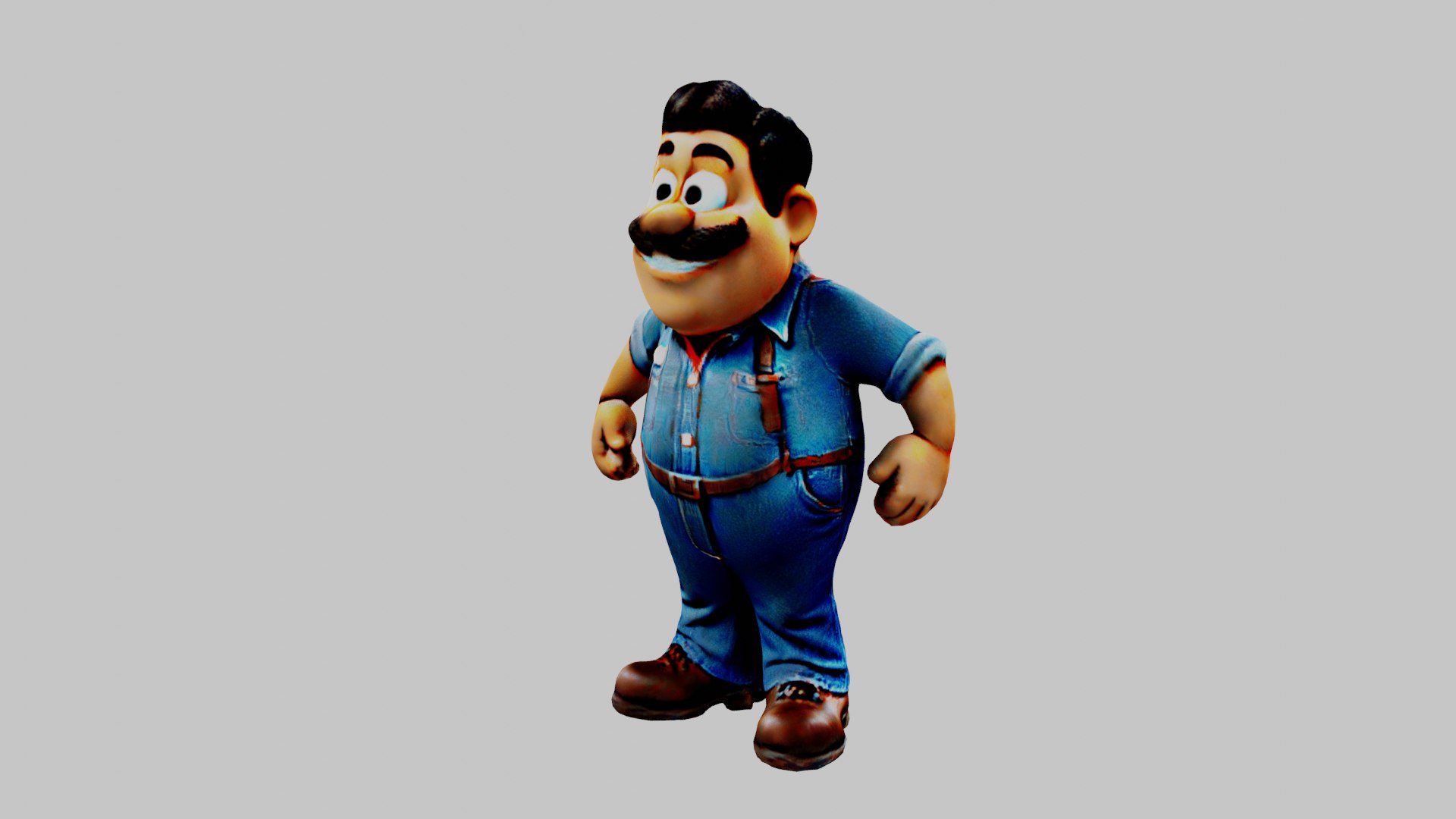 3D Model Plumber Worker - TurboSquid 2129915