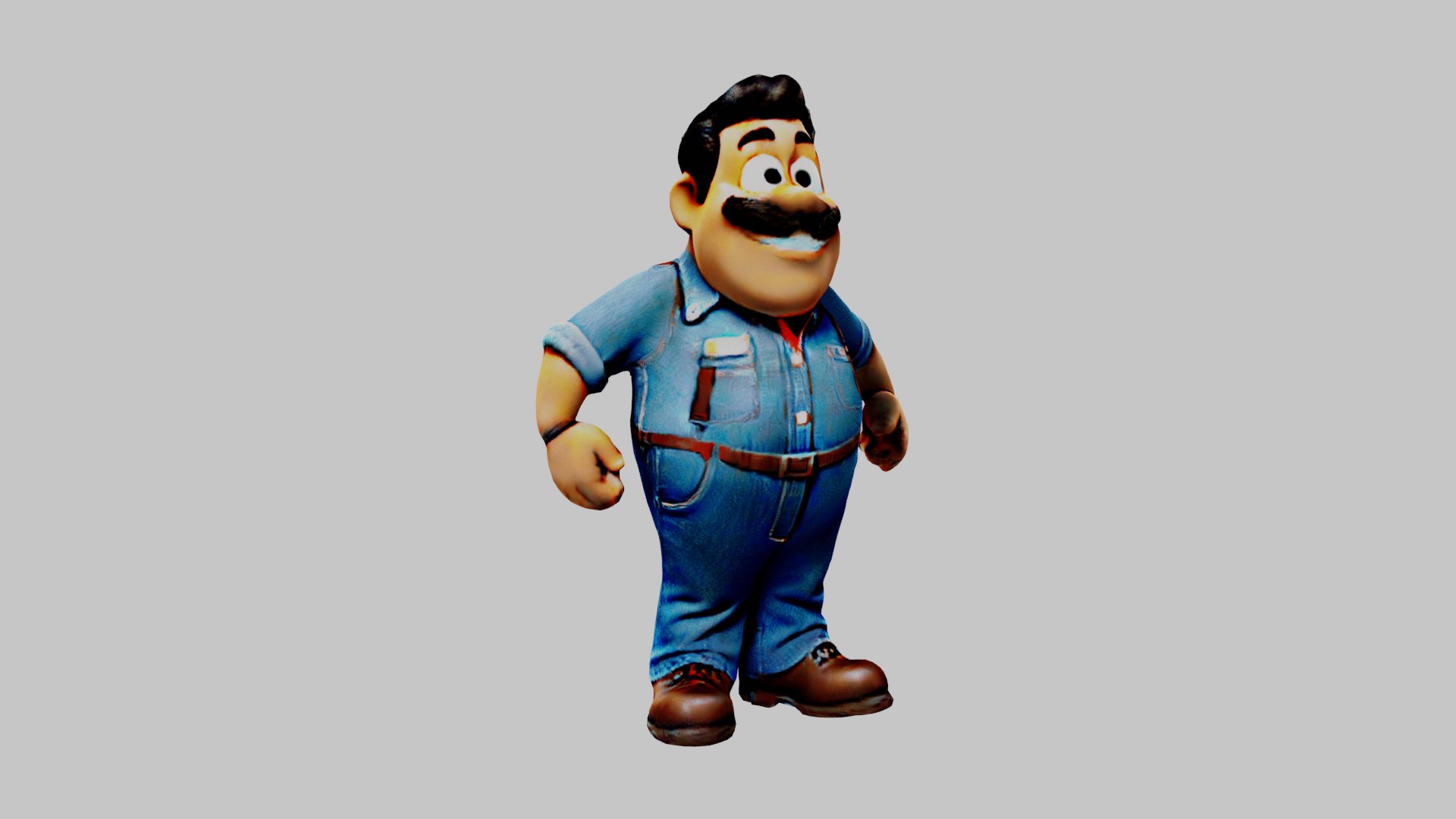 3D Model Plumber Worker - TurboSquid 2129915