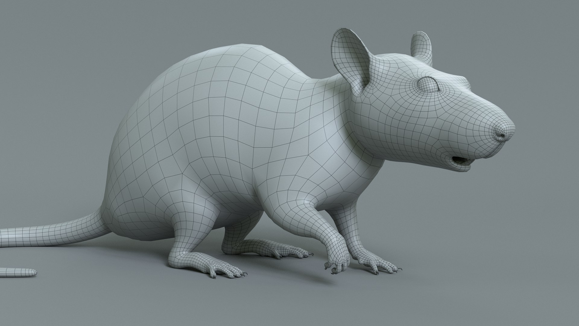 3D Rat Rigged - TurboSquid 2212274