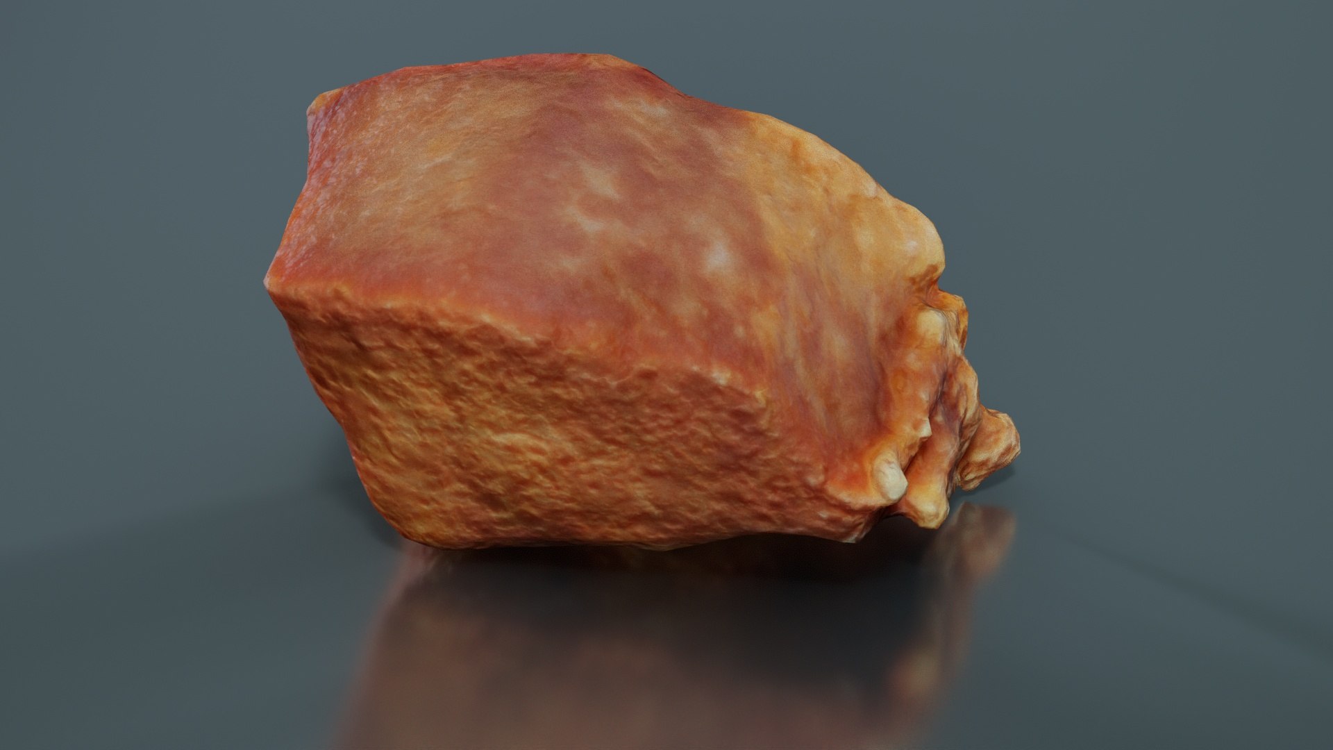 3D Red Veiny Meat Fondue 1 Remastered - TurboSquid 2362301