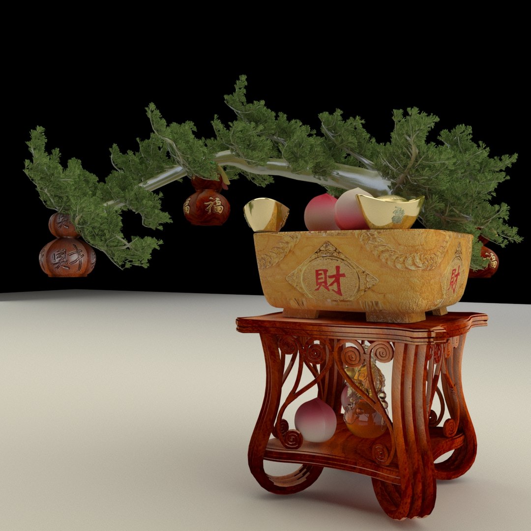 Chinese Gold Ingot Gourd 3D - TurboSquid 1565637